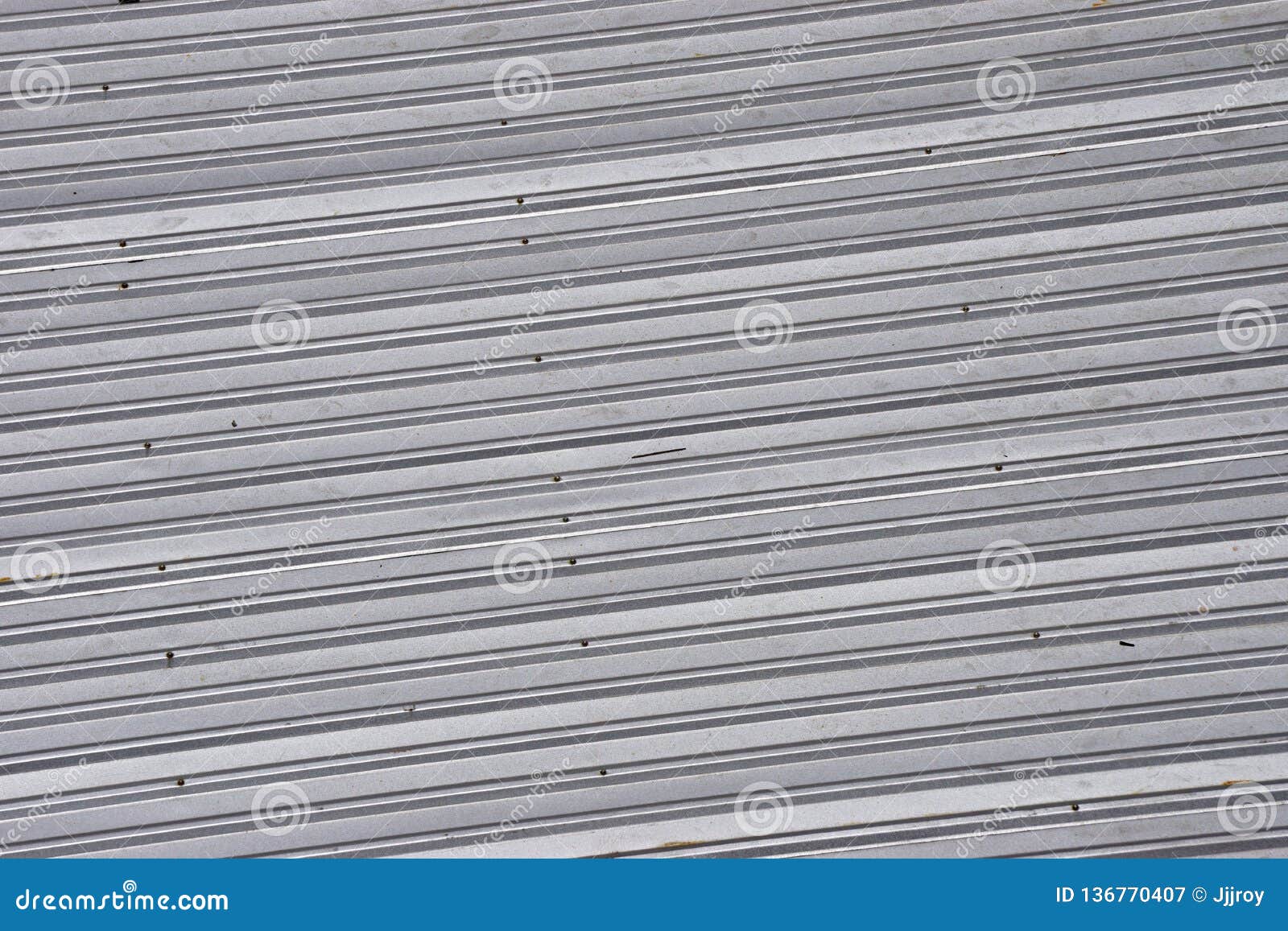 Corrugated Gray Metal Roof Abstract Horizontal Background Texture Stock ...
