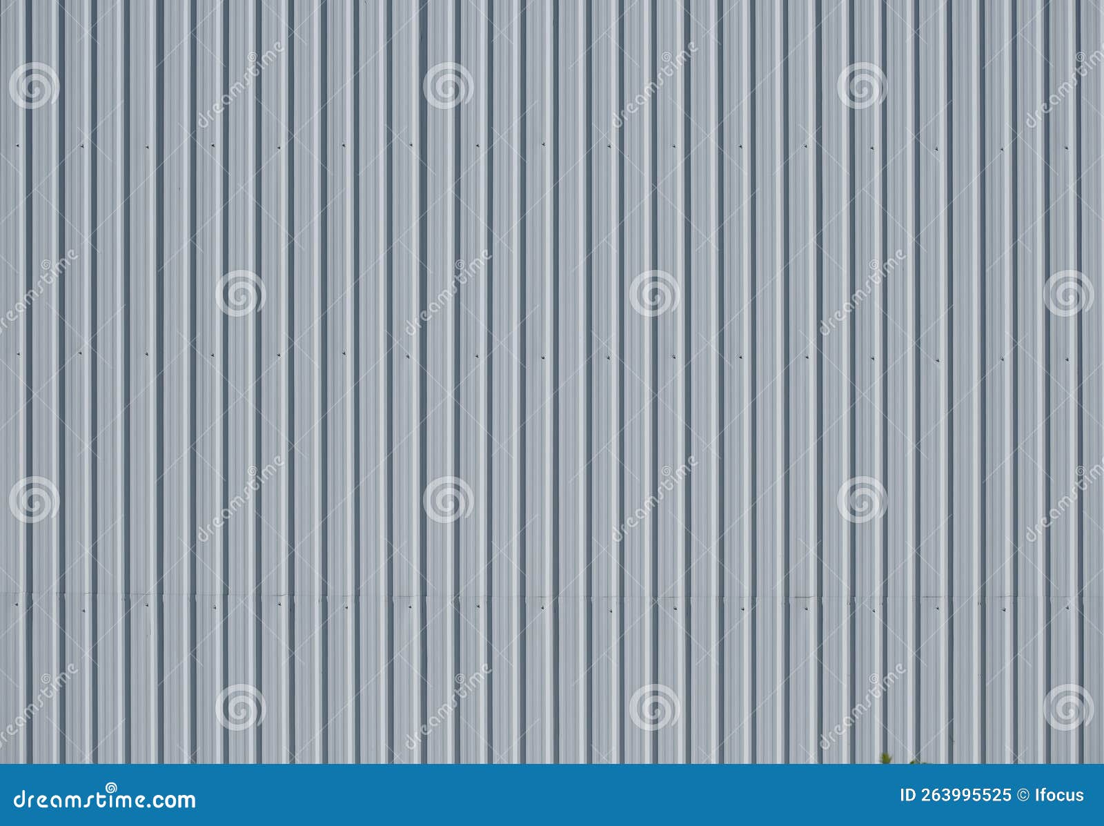 Isolated Grey Corrugated Metal Sheet Stock Image - Image of building ...