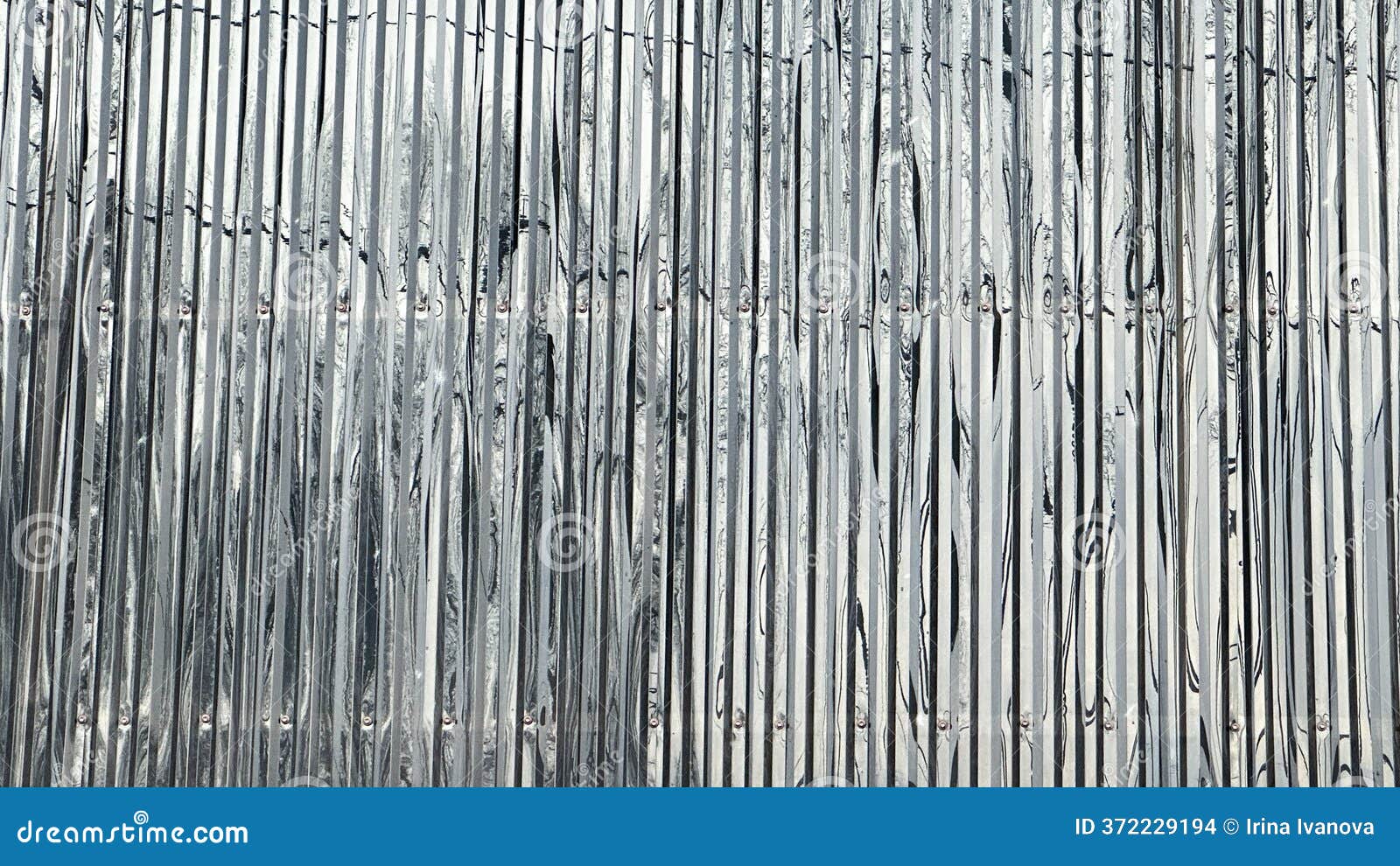 Corrugated Metal Texture Surface. Ridged Metal Wall Background Stock ...