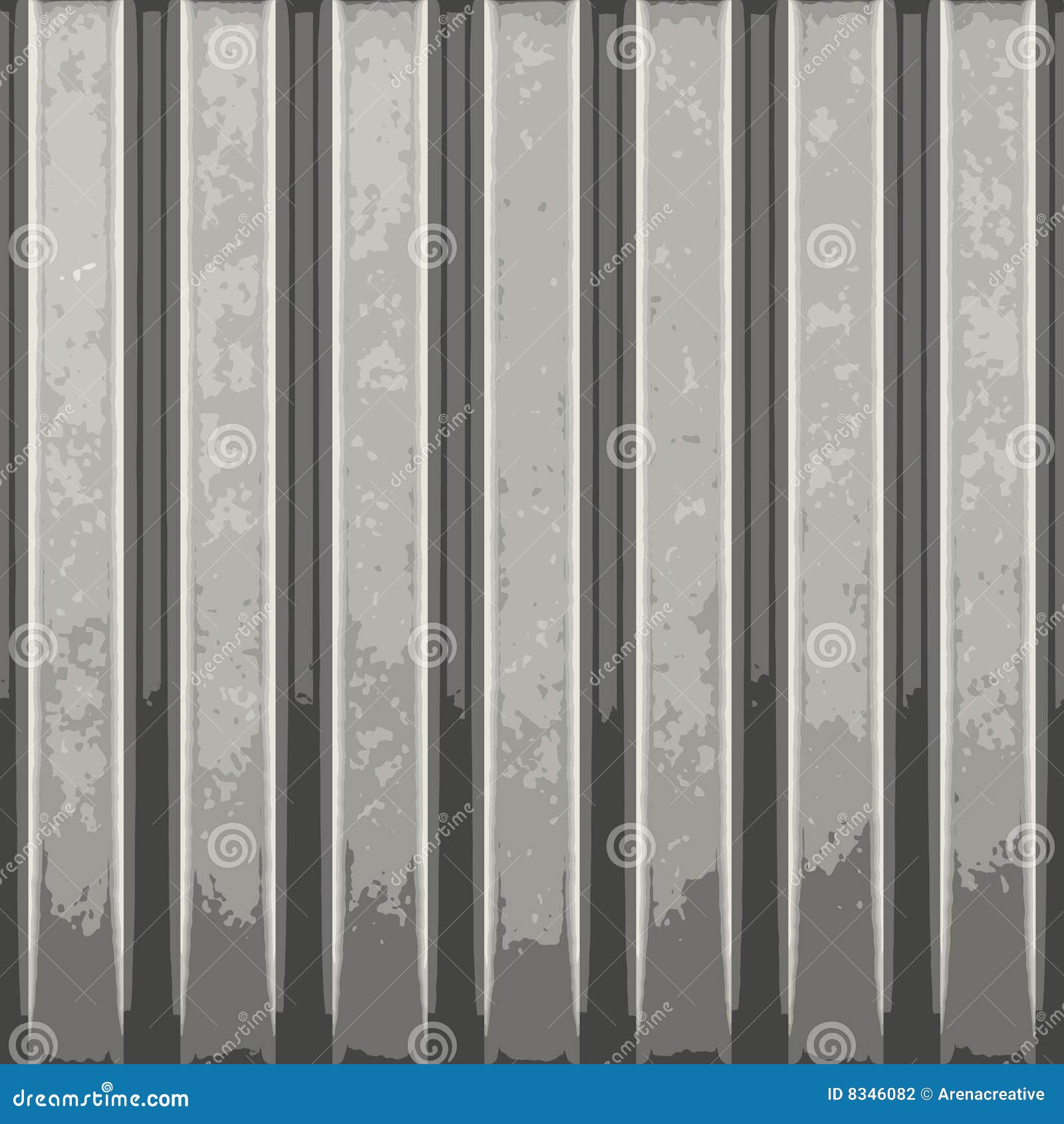 Corrugated Metal Vector stock vector. Illustration of ribbed - 8346082