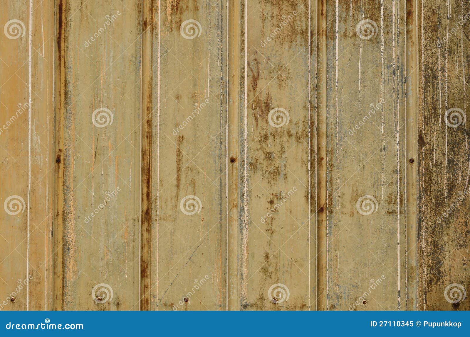 Corrugated metal wall stock image. Image of textured - 27110345