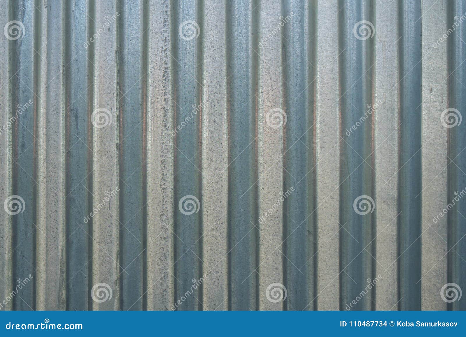 Corrugated Metallic Slates for Roofing, Texture Stock Photo - Image of ...