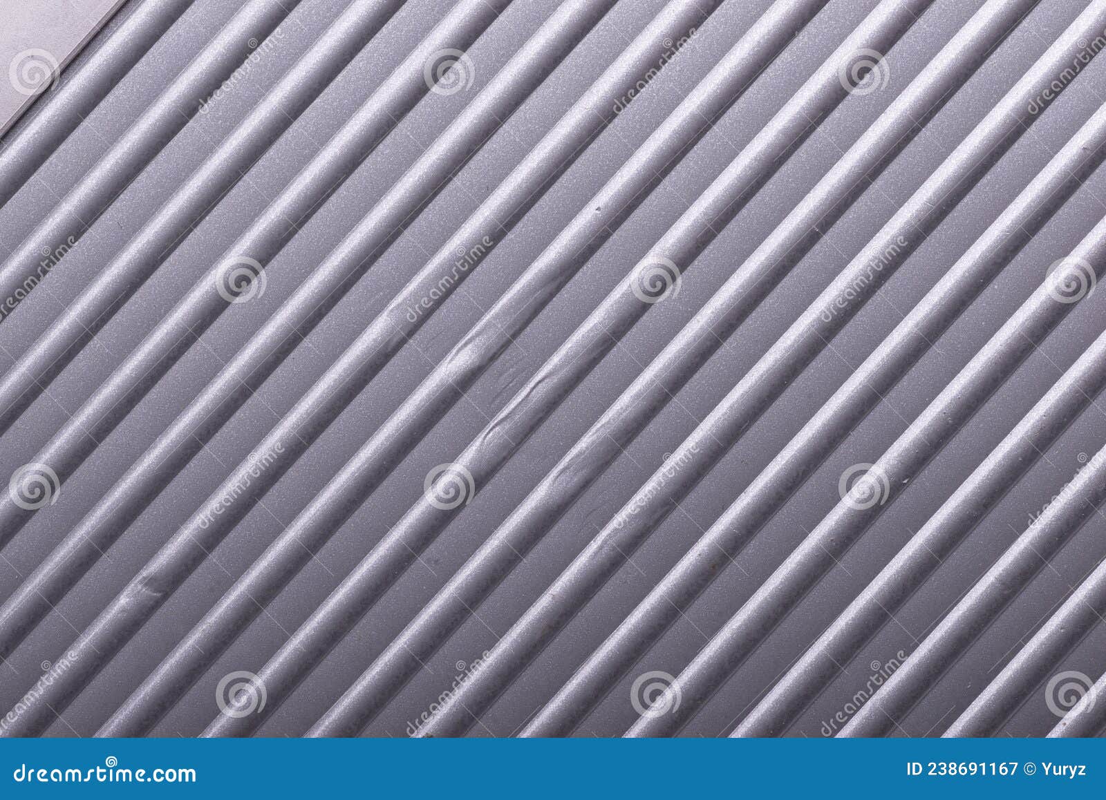Corrugated Metallic Texture Stock Image - Image of real, dent: 238691167