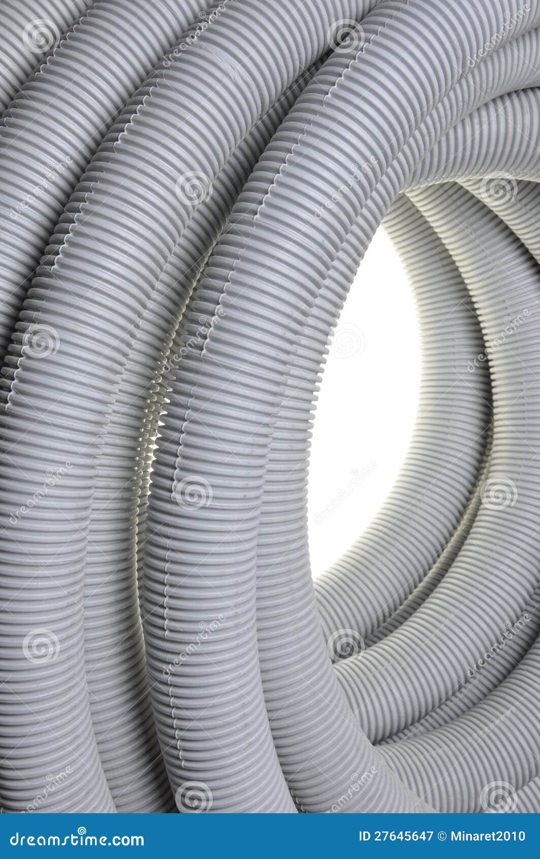 Corrugated pipe stock image. Image of connection, background - 27645647