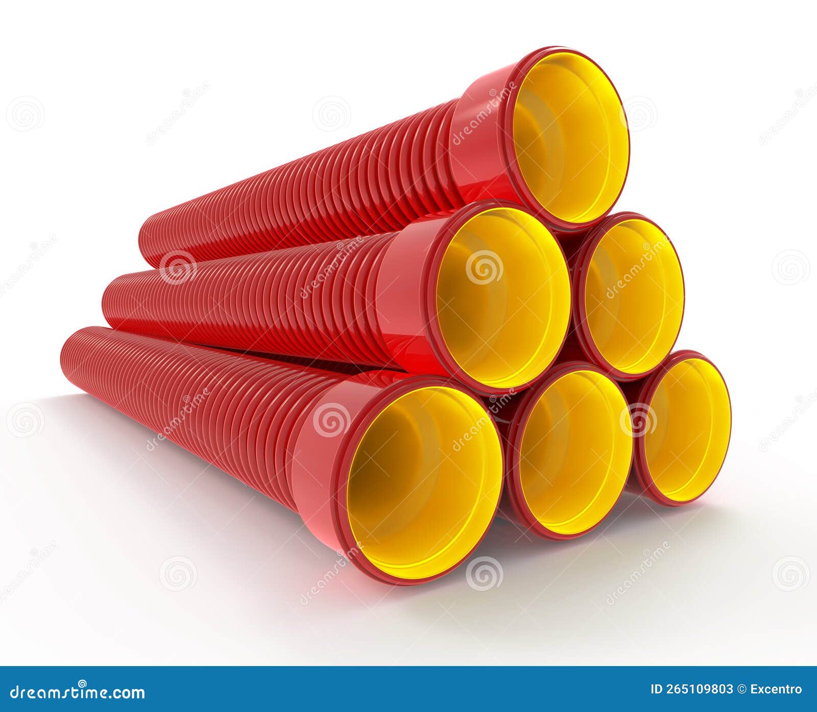 Pipe stock illustration. Illustration of installation - 265109803