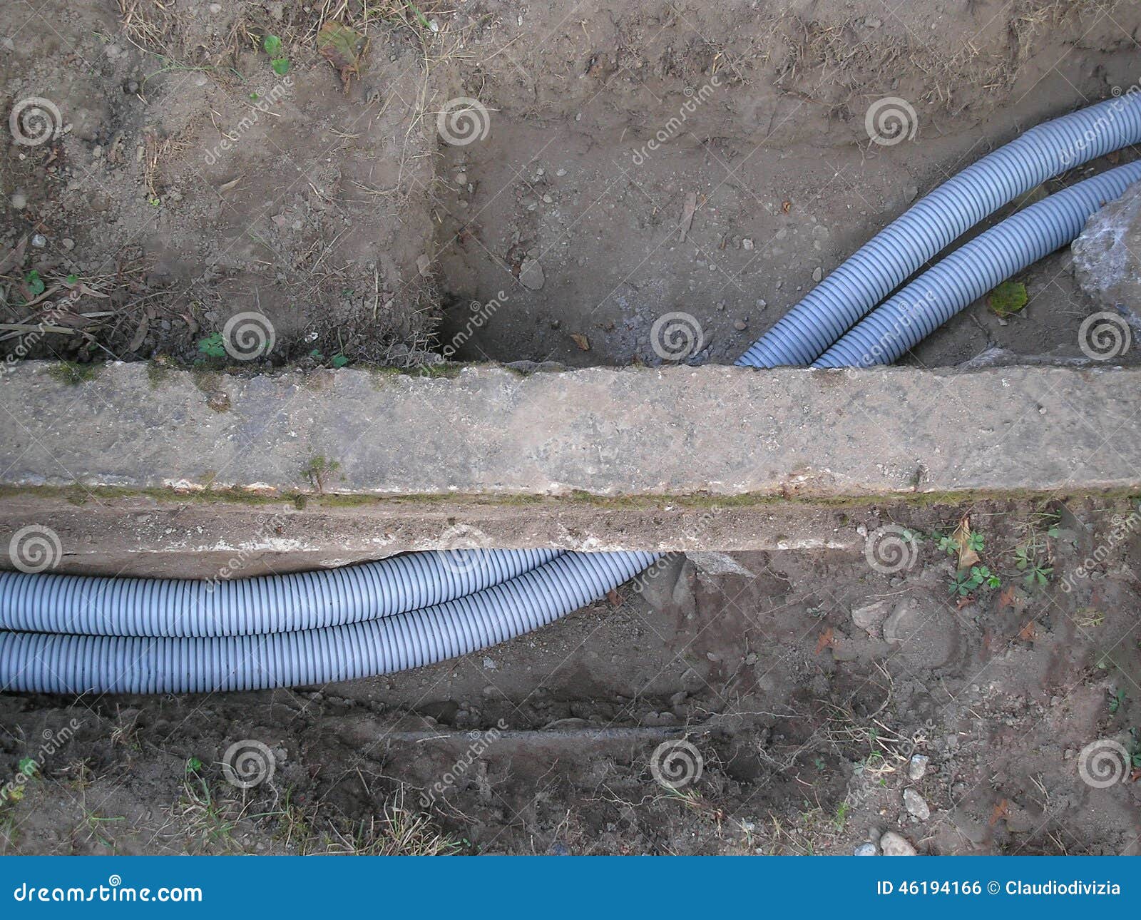 Corrugated pipe stock photo. Image of pipe, fibre, subway - 46194166