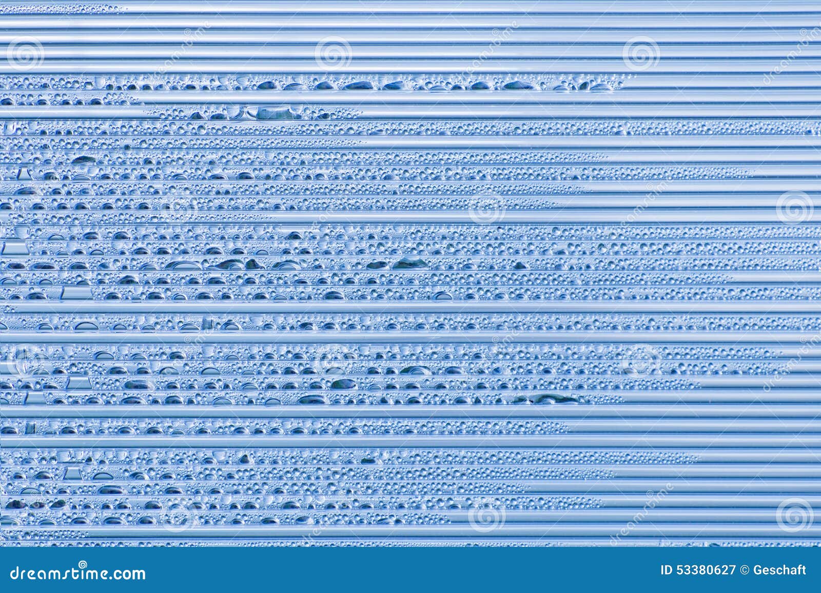 Corrugated Plastic Texture with Stripes and Water Drops Stock Image ...