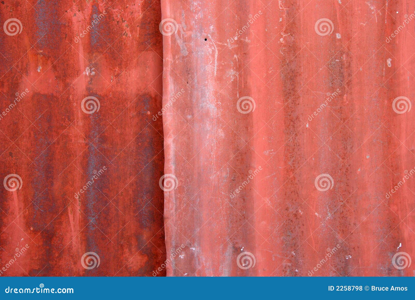 Corrugated Roof Sheets With Rust And Paint Royalty-Free Stock Photo ...