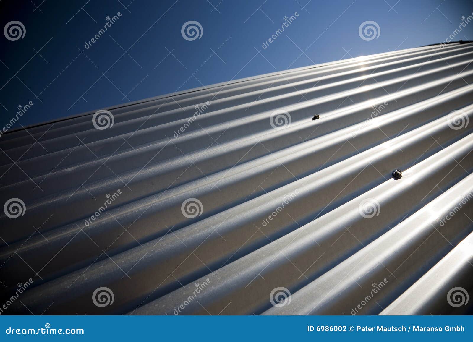 Corrugated sheet iron stock photo. Image of materials - 6986002