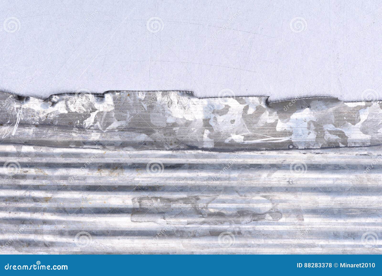 Corrugated Sheet Matal stock photo. Image of material - 88283378