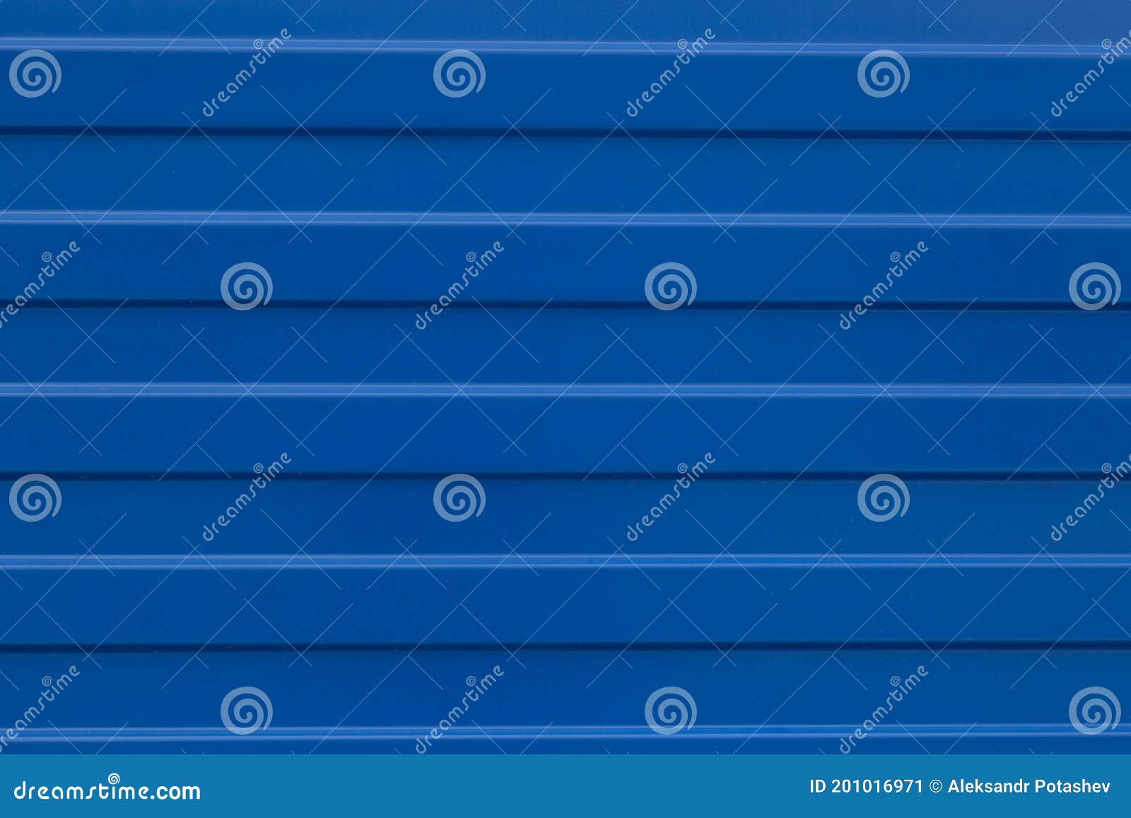 Corrugated Sheet Wall Blue.Building Material for House Cladding Stock ...