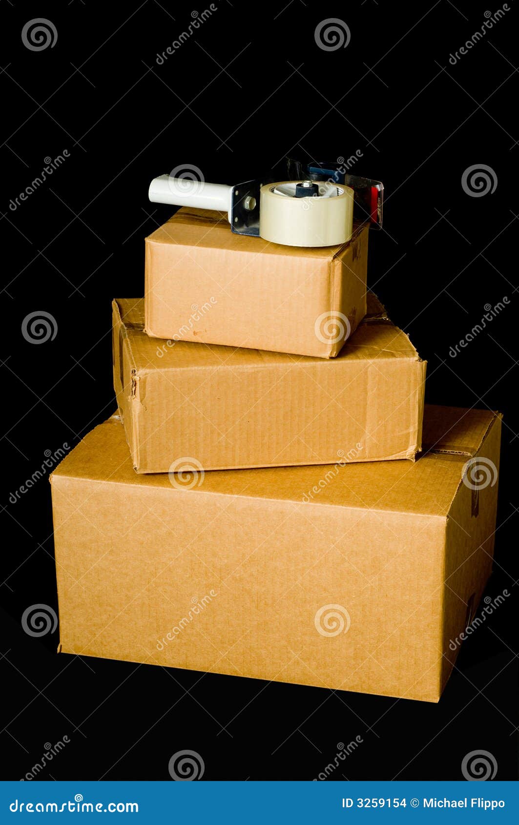 Corrugated Shipping Boxes stock photo. Image of service - 3259154