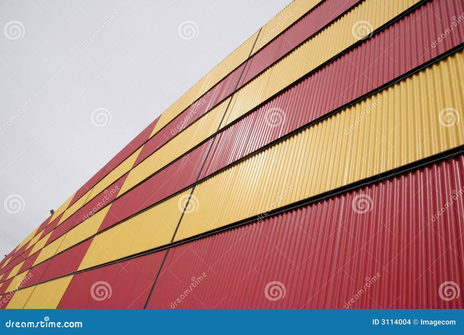 Corrugated Siding on Building Stock Photo - Image of appearance ...