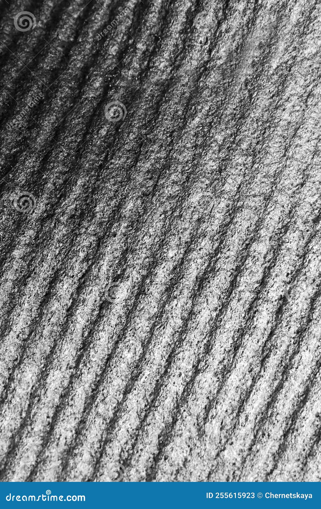 Corrugated Silver Texture As Background, Top View Stock Image - Image ...