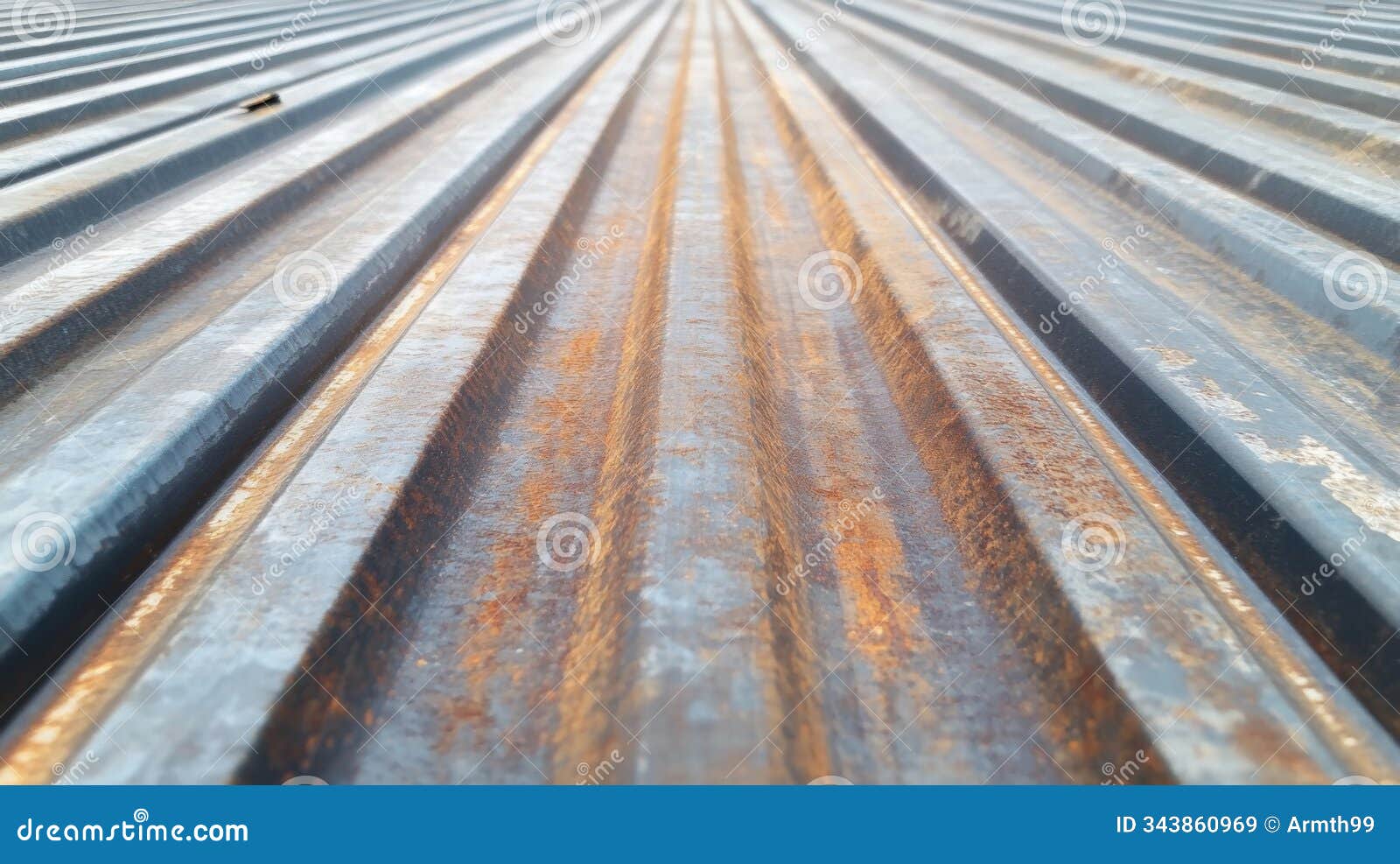 Corrugated Steel Sheet Texture Background Stock Illustration ...