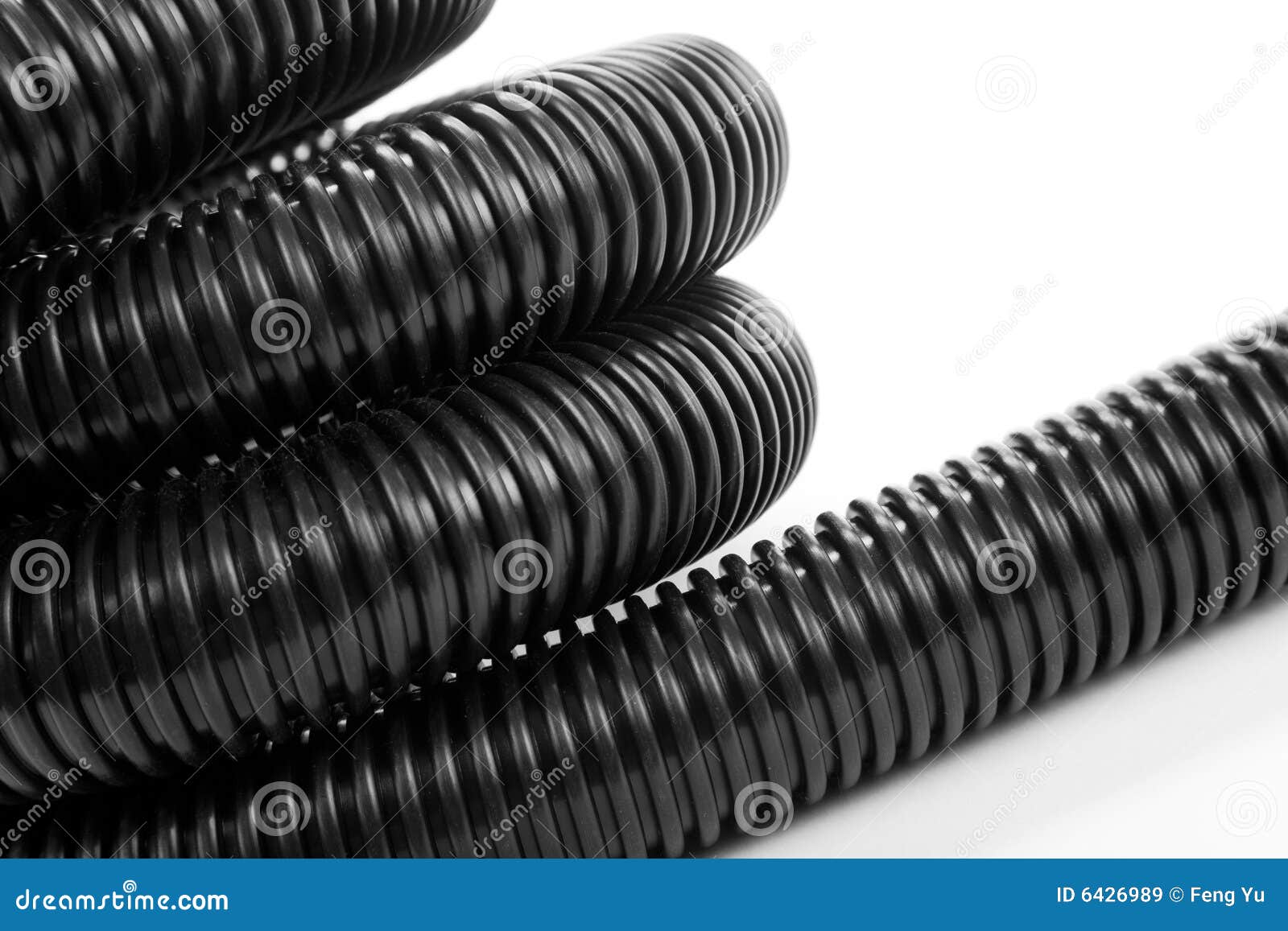 Corrugated Tube stock image. Image of steel, hose, vacuum - 6426989