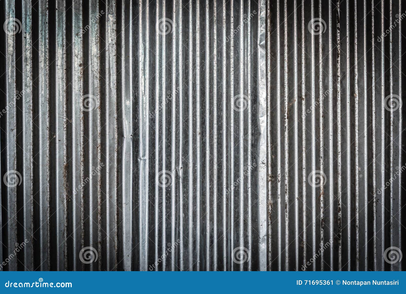 Corrugated wall stock image. Image of design, steel, corrugated - 71695361