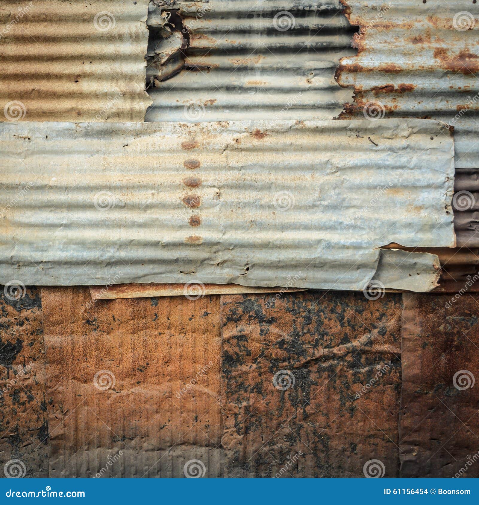 Corrugated Wall Pattern Background Stock Photo - Image of detail ...