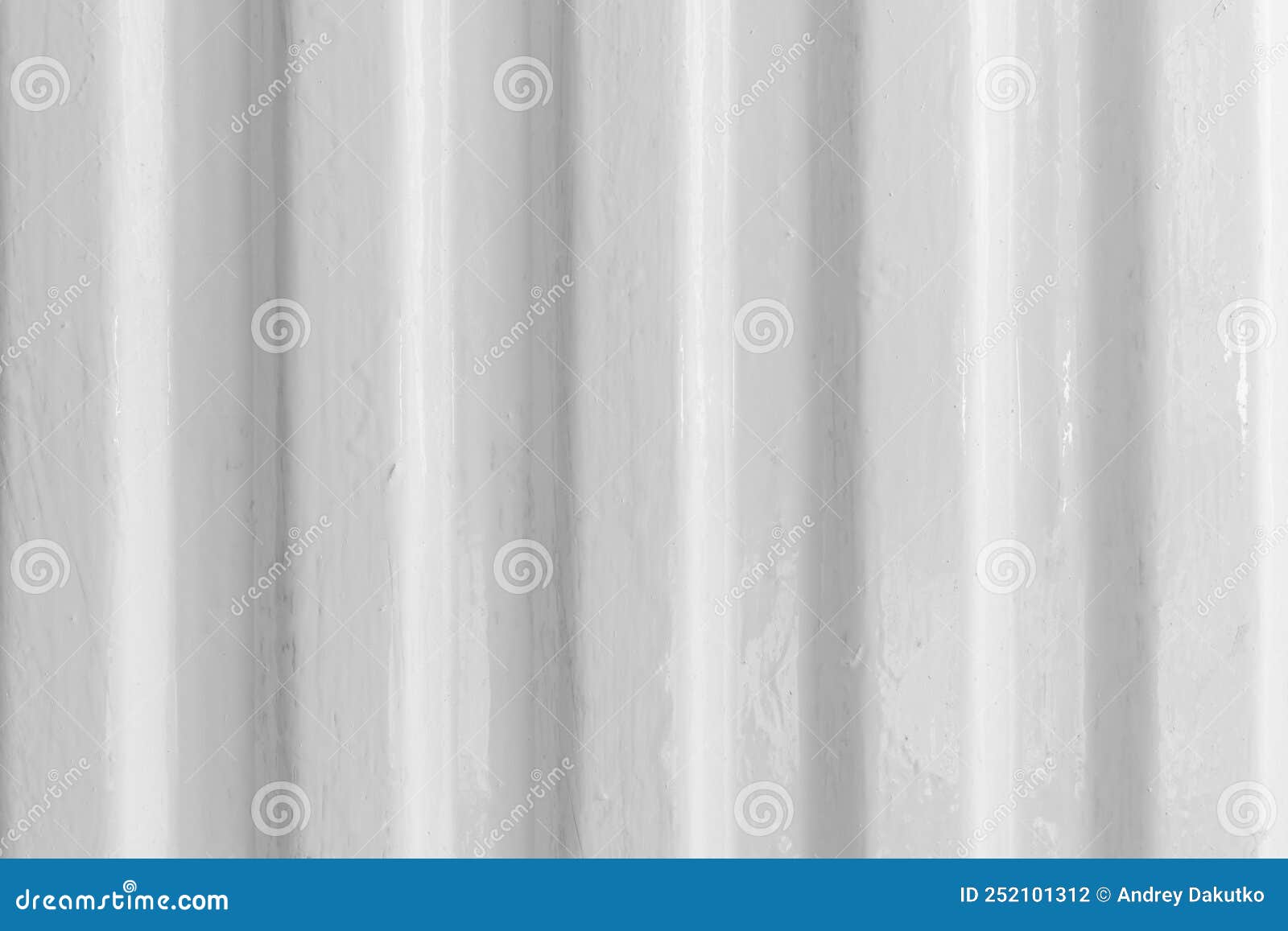 Corrugated White Metal Pattern Abstract Steel Wall Texture Background ...
