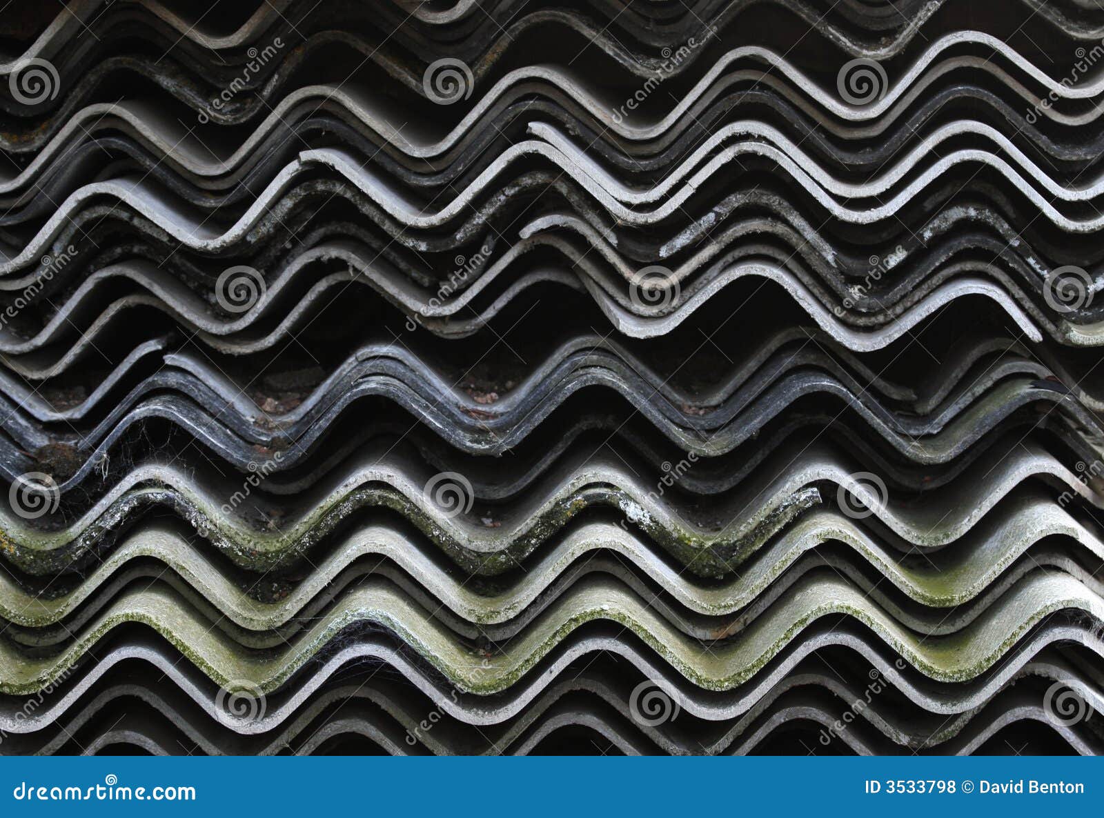 Corrugations stock photo. Image of waves, neat, asbetos - 3533798