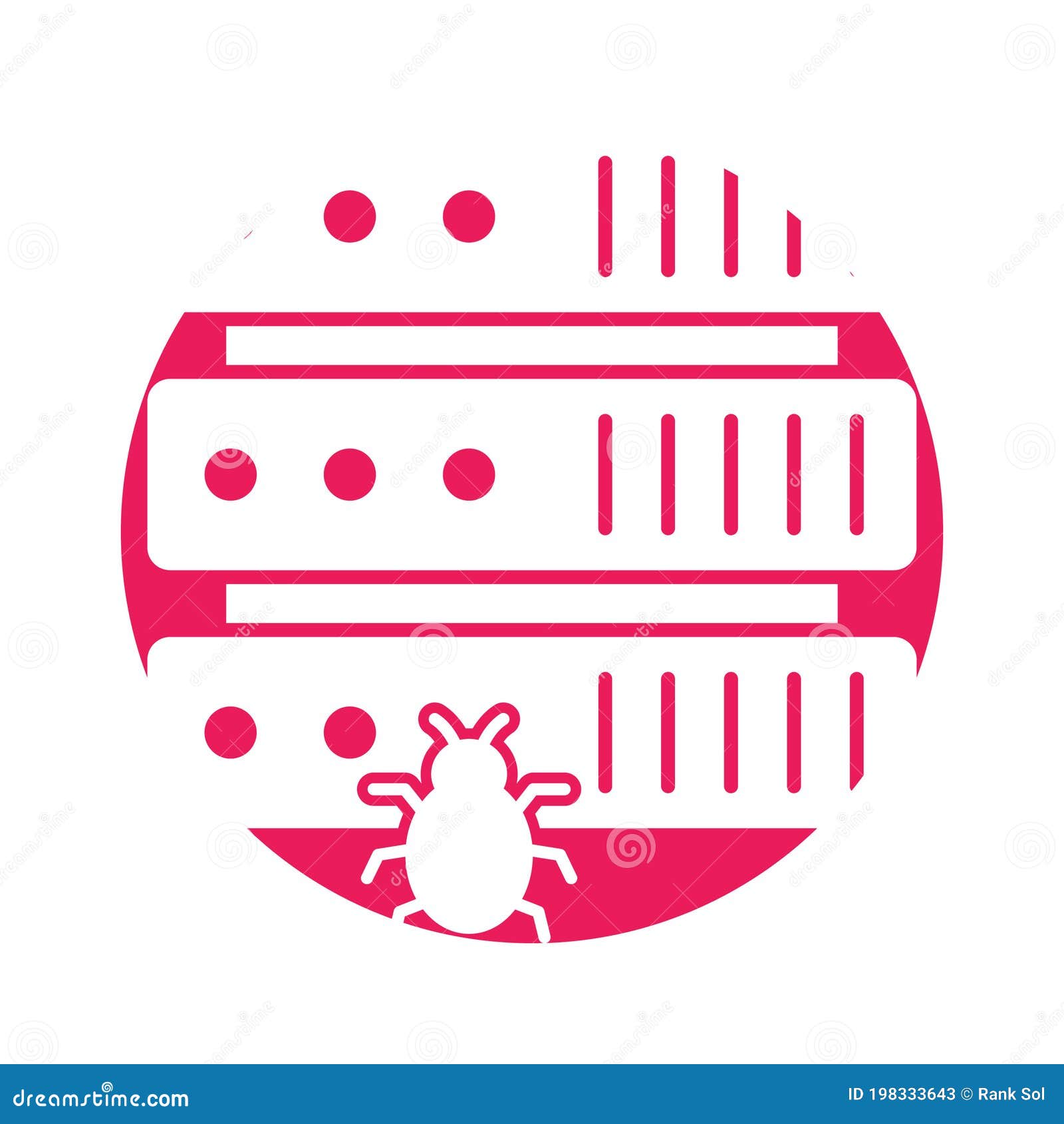 Corrupt Data Glyph Background Vector Icon Which Can Easily Modify or ...