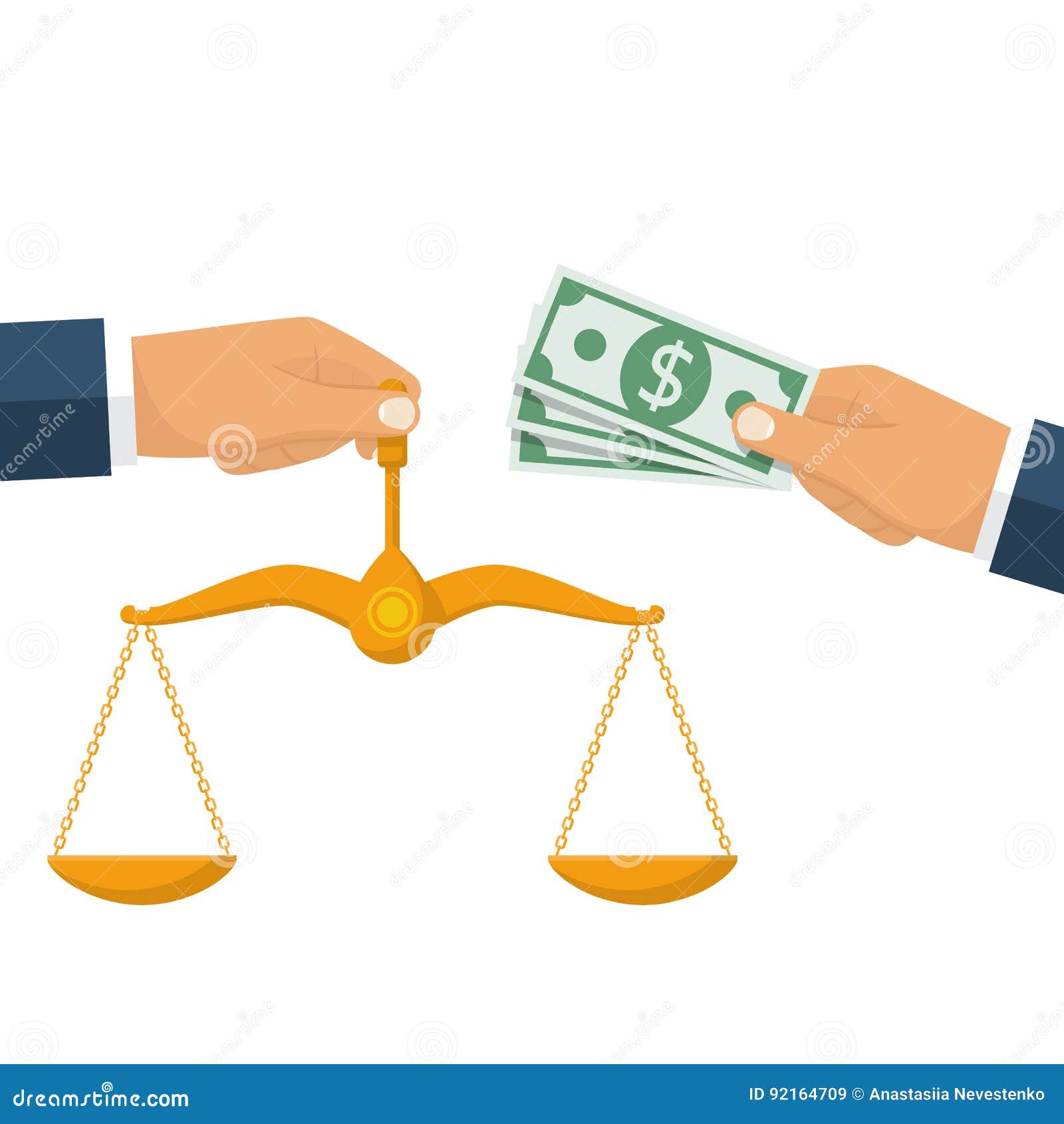 Corrupt judgment concept. stock vector. Illustration of hold - 92164709 Corrupt judgment concept. stock vector. Illustration of hold - 92164709