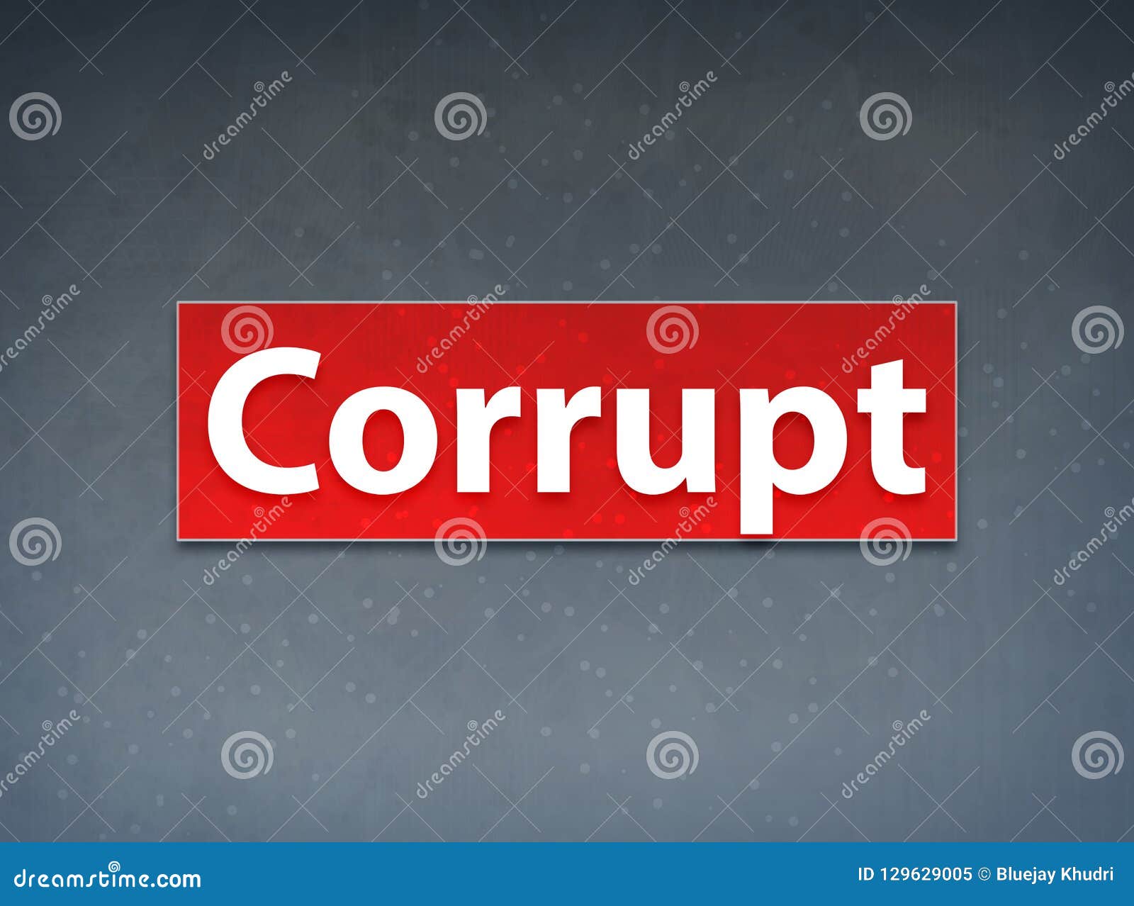 Corrupt Red Banner Abstract Background Stock Illustration ...