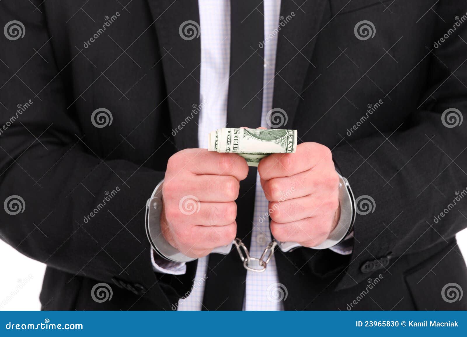 Corrupted businessman stock photo. Image of finance, money - 23965830