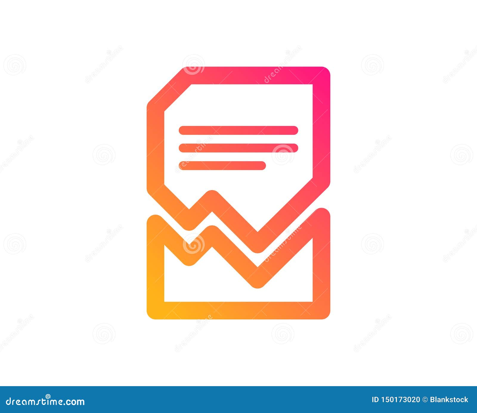 Corrupted Document Icon. Bad File Sign. Vector Stock Vector ...
