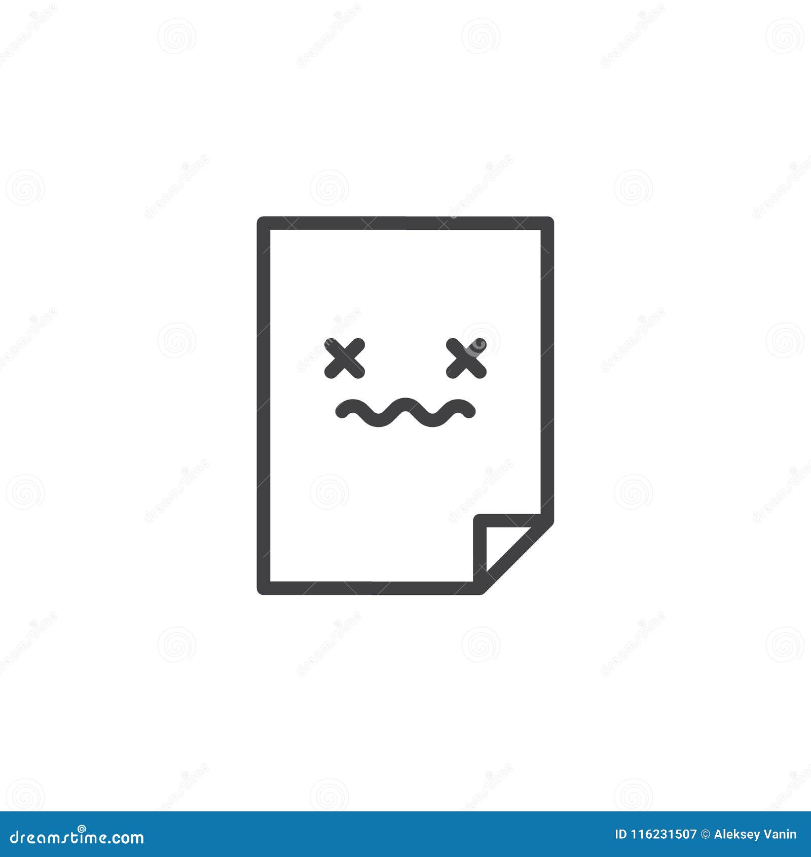 Corrupted Pixel File Icon. Damage Document Symbol. Sign Broken Data ...