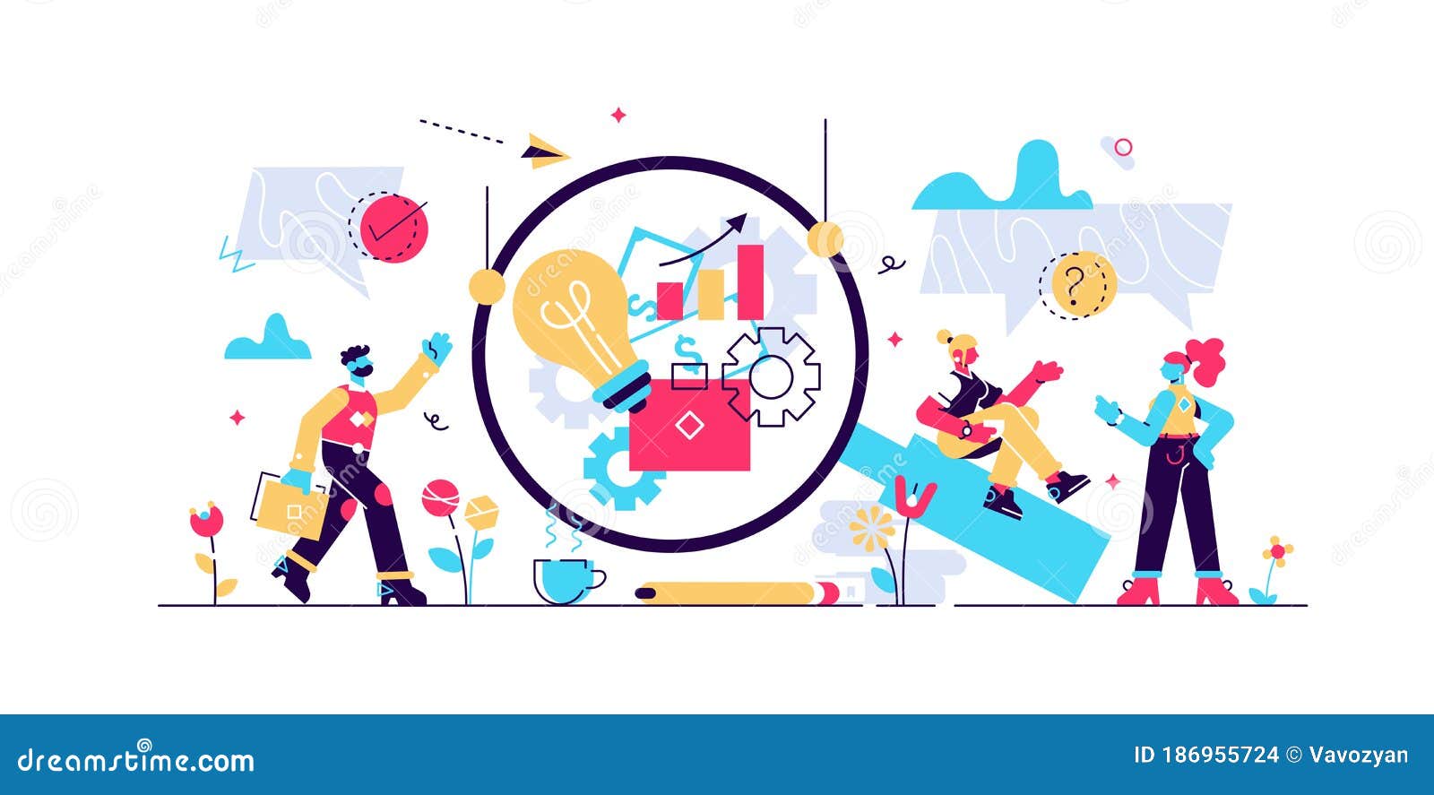 Business Transparency Vector Illustration. Flat Stock Vector ...