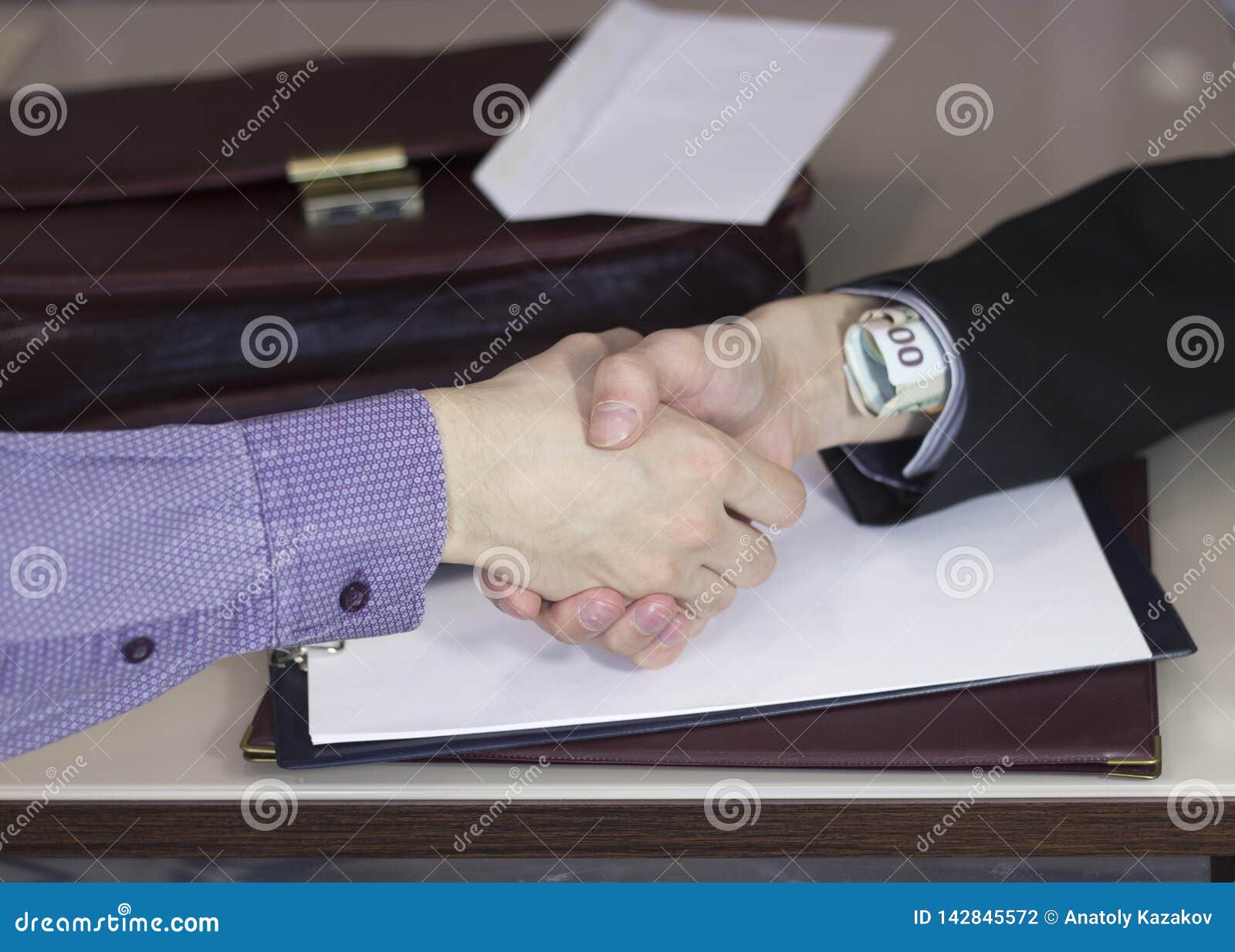 Corruption and bribery stock photo. Image of bribery - 142845572