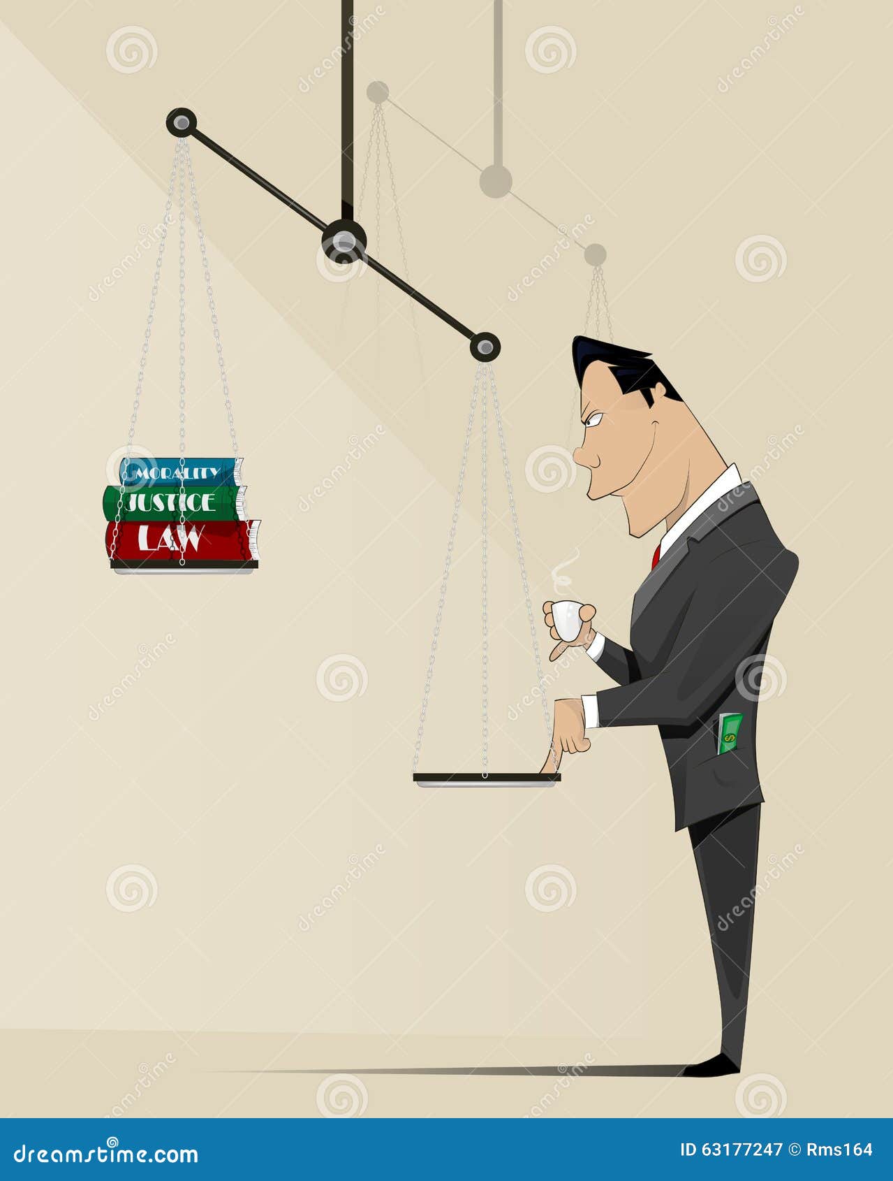 Corruption Concept Illustration Stock Vector - Illustration of ...