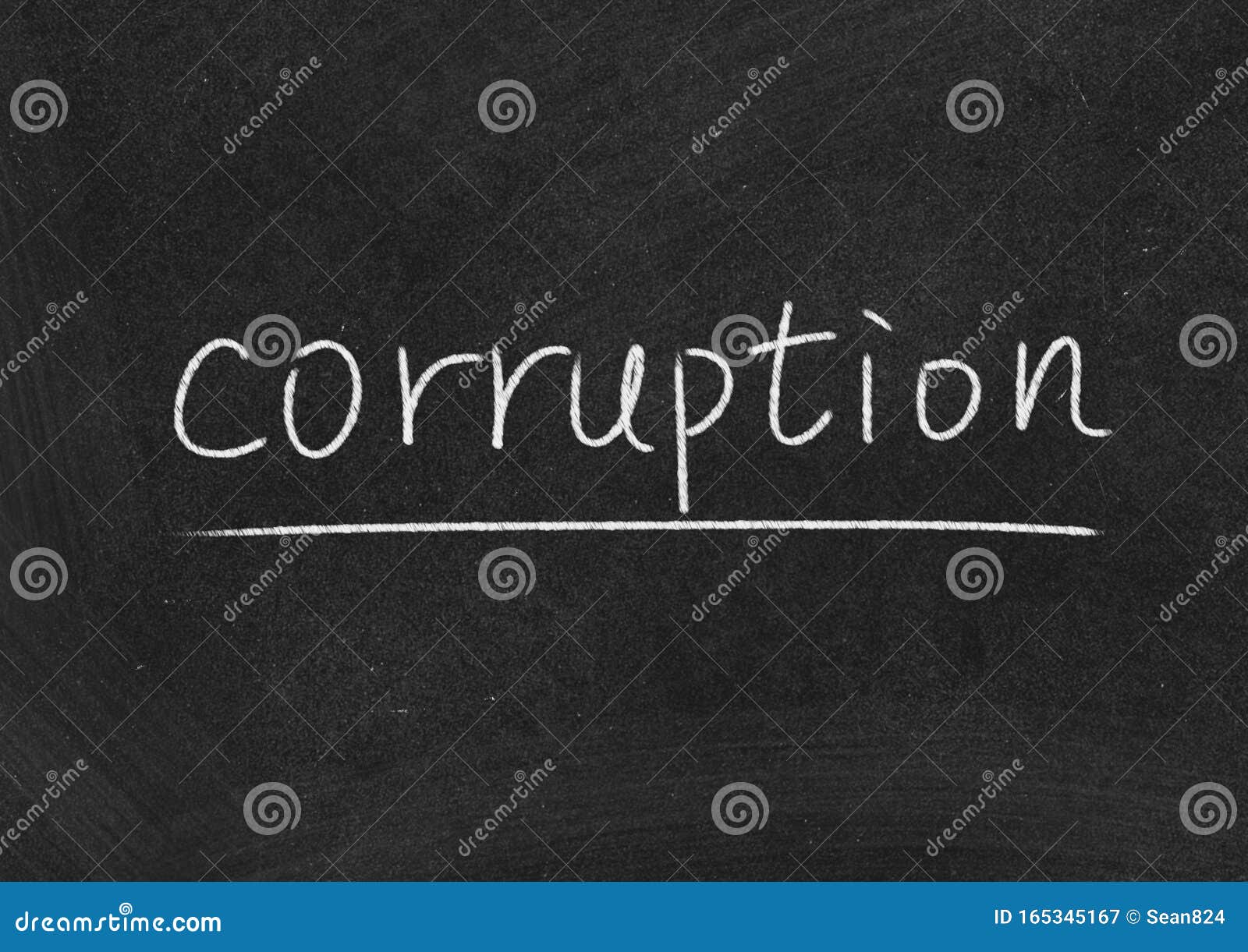 Corruption stock illustration. Illustration of text - 165345167