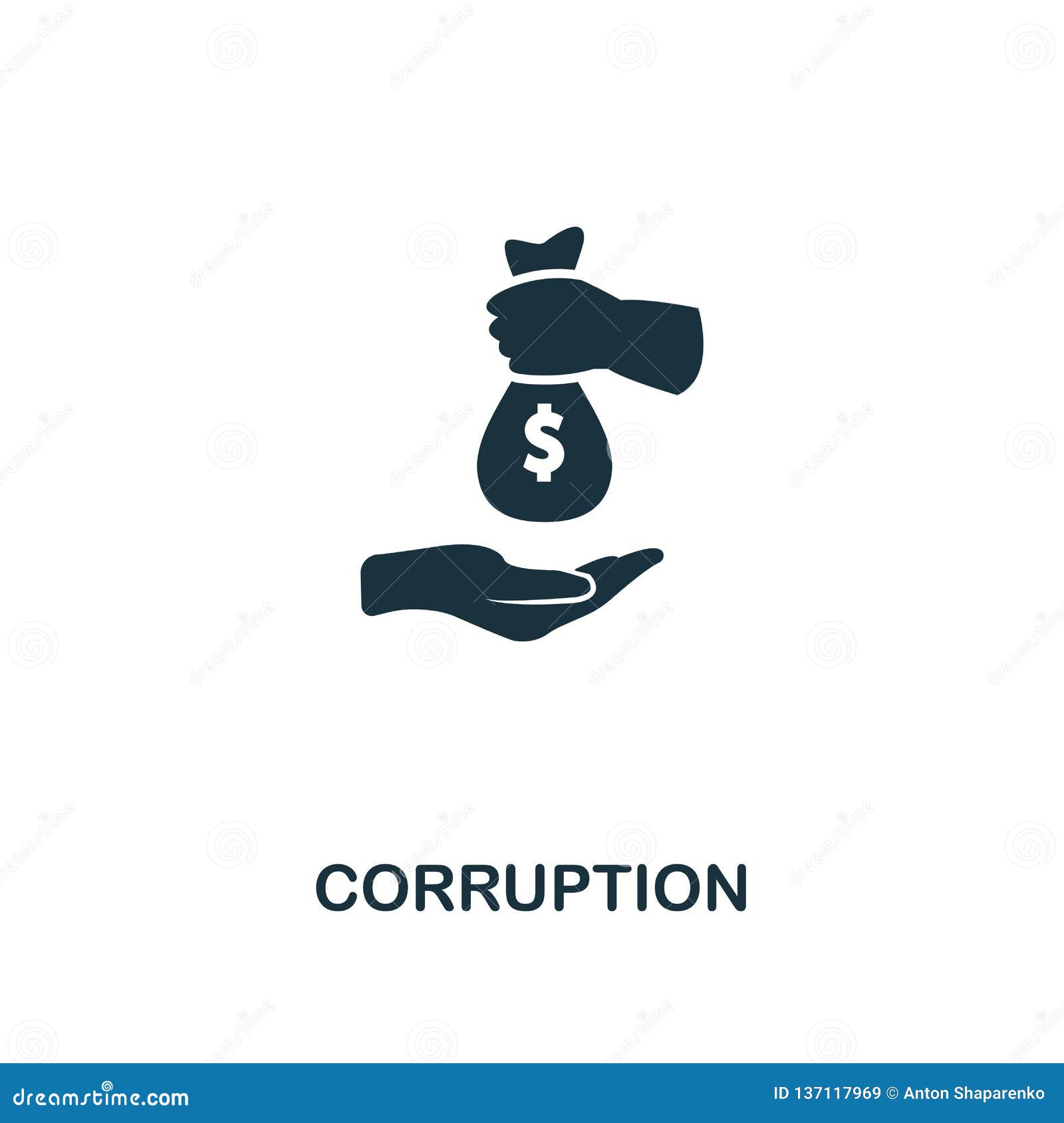 Corruption Icon. Premium Style Design from Corruption Icon Collection ...