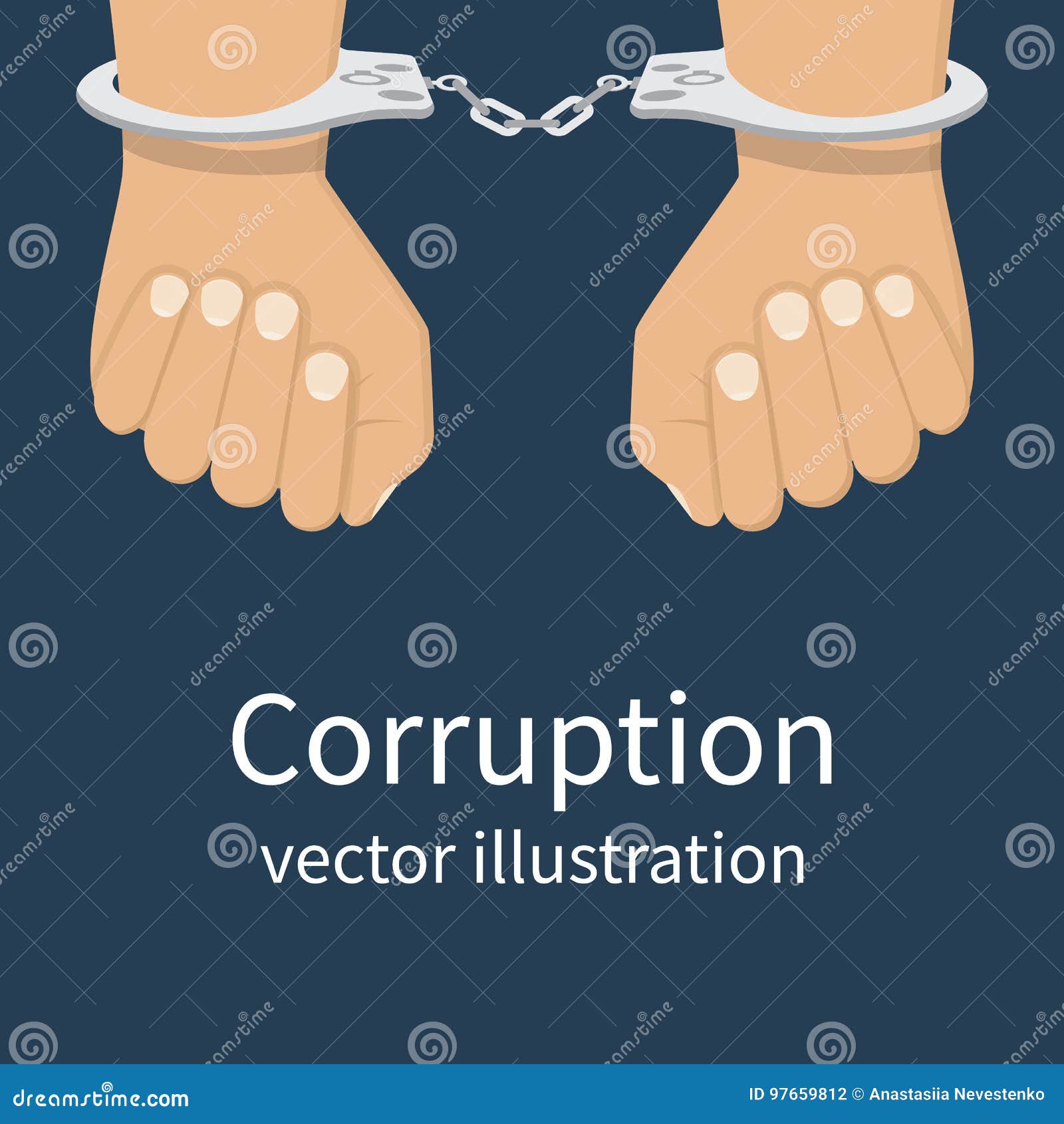 Corruption icon vector stock vector. Illustration of gift - 97659812