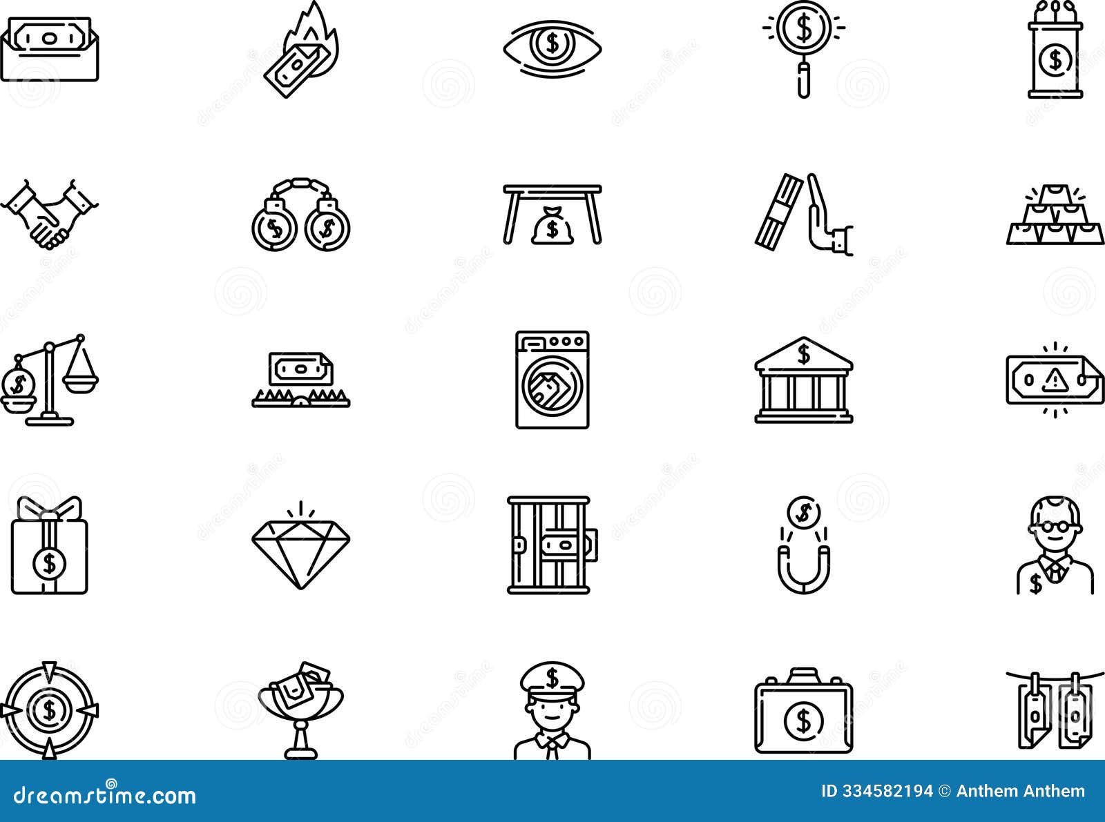 Corruption Icons Collection is a Vector Illustration with Editable ...