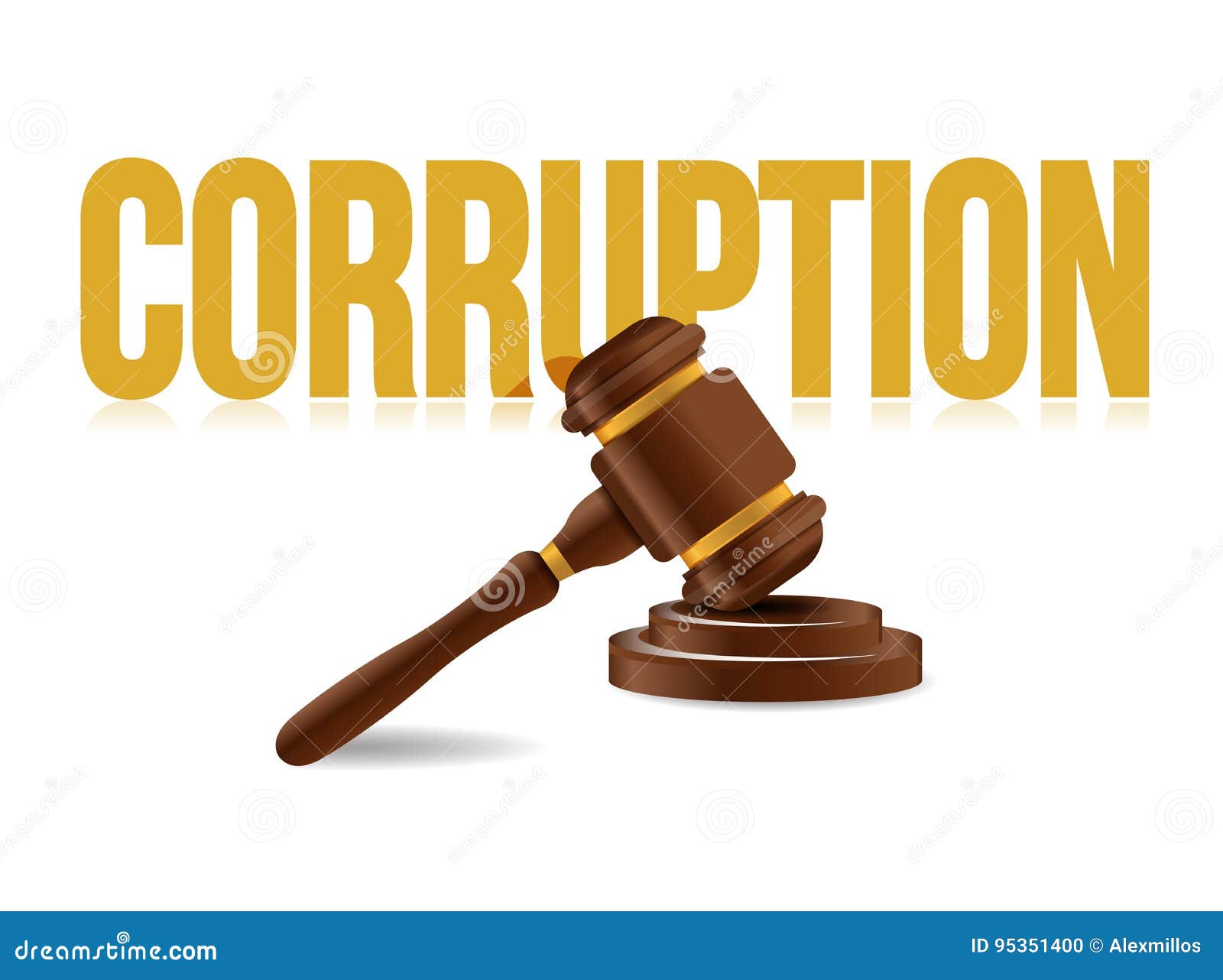 Corruption Law Concept Icon Illustration Design Stock Illustration ...