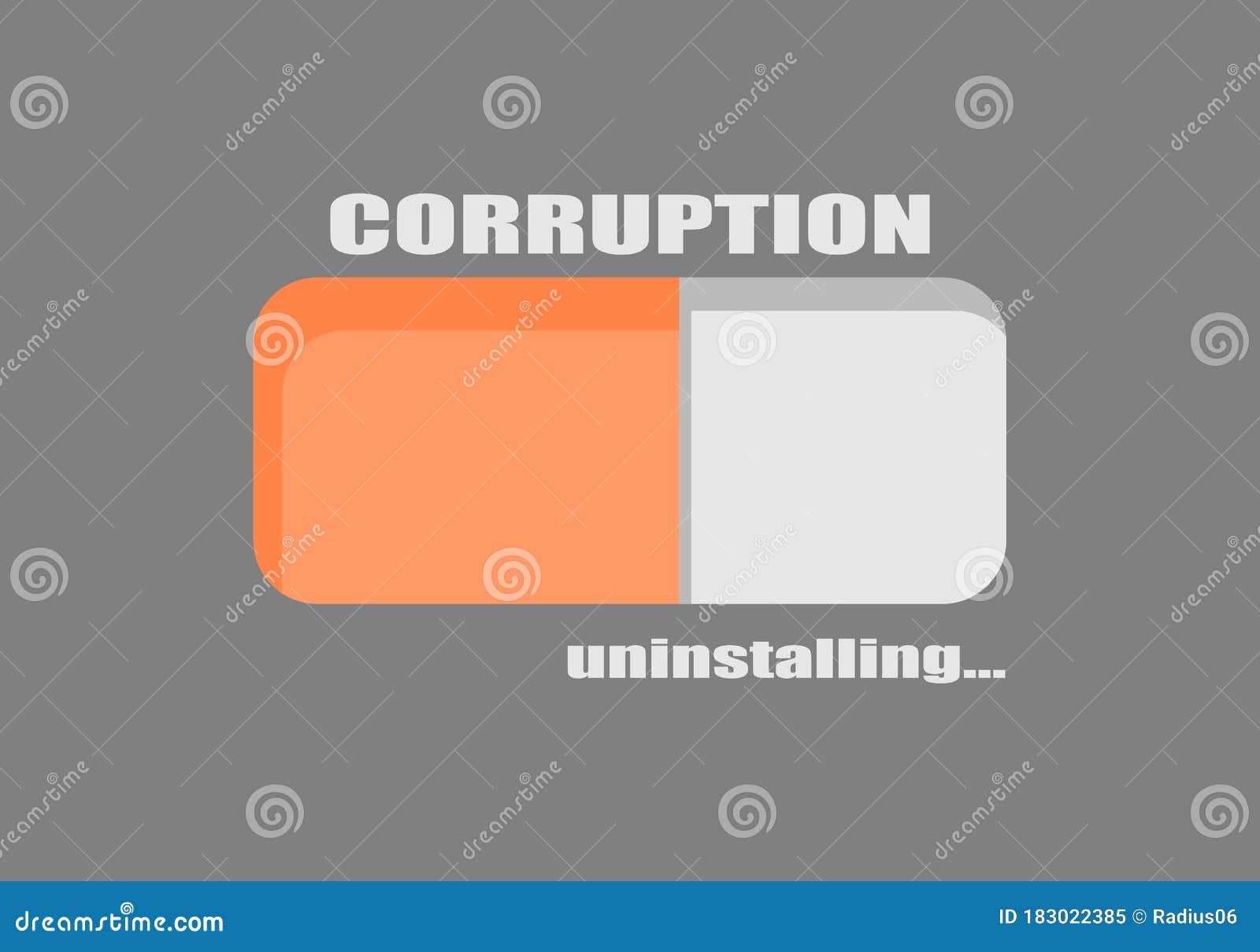 Corruption level meter stock vector. Illustration of government - 183022385