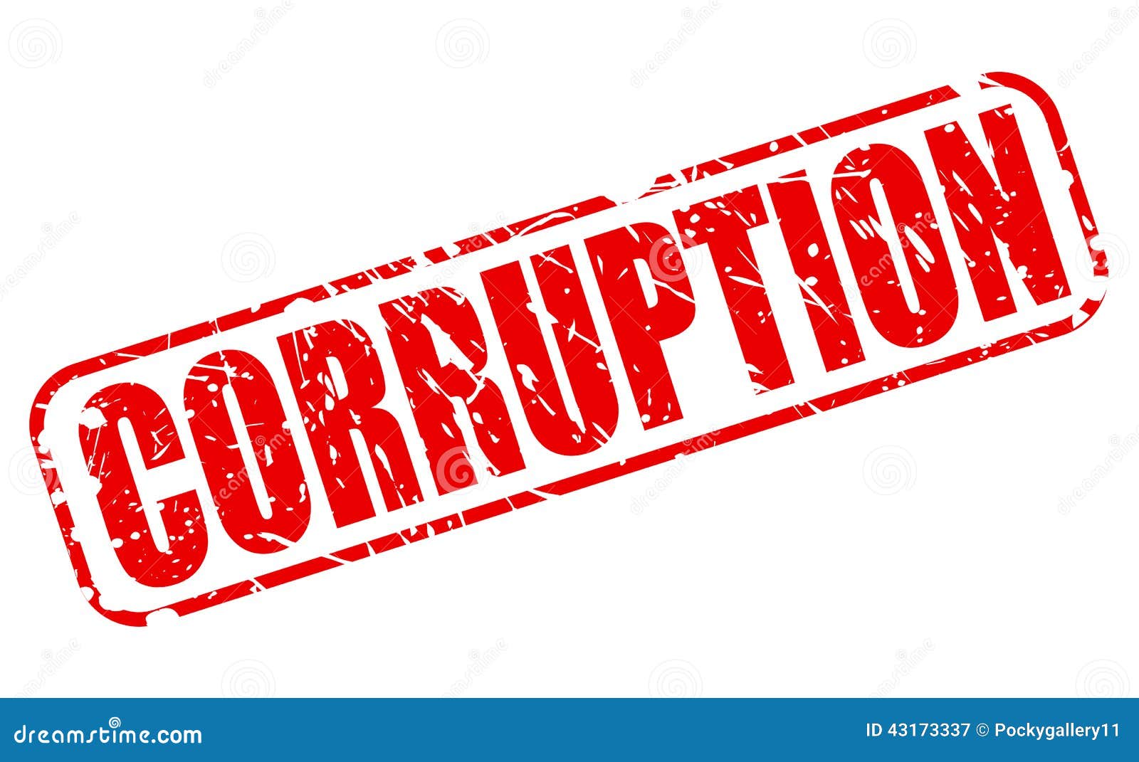 Corruption red stamp text stock vector. Illustration of design - 43173337