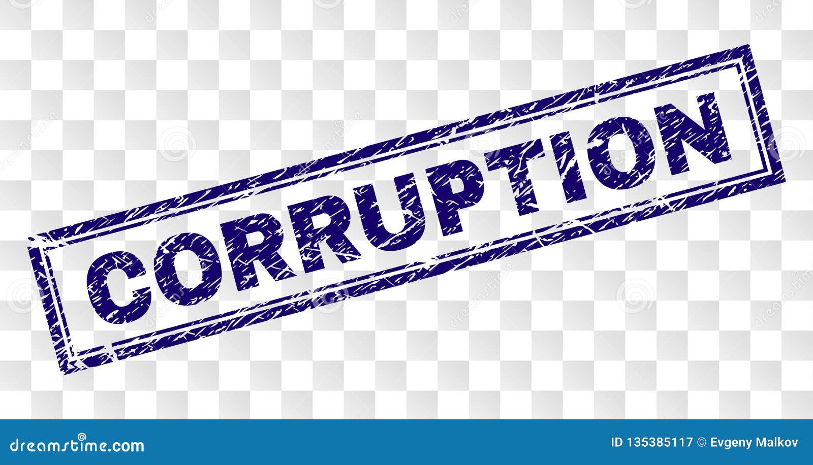 Grunge CORRUPTION Rectangle Stamp Stock Vector - Illustration of label ...