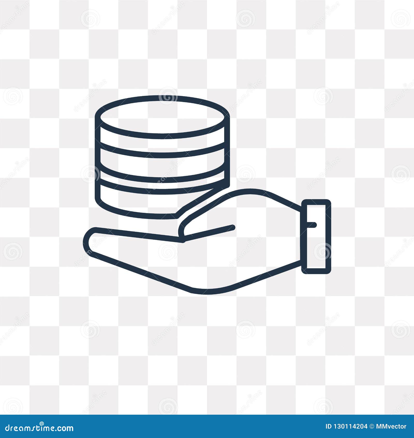 Corruption Vector Icon Isolated on Transparent Background, Linear ...