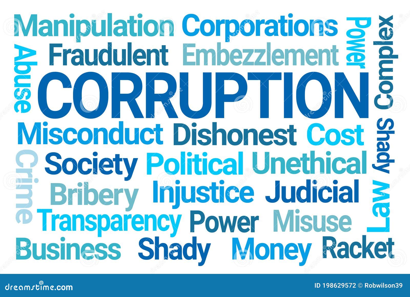 Corruption Word Cloud Royalty-Free Stock Photography | CartoonDealer ...