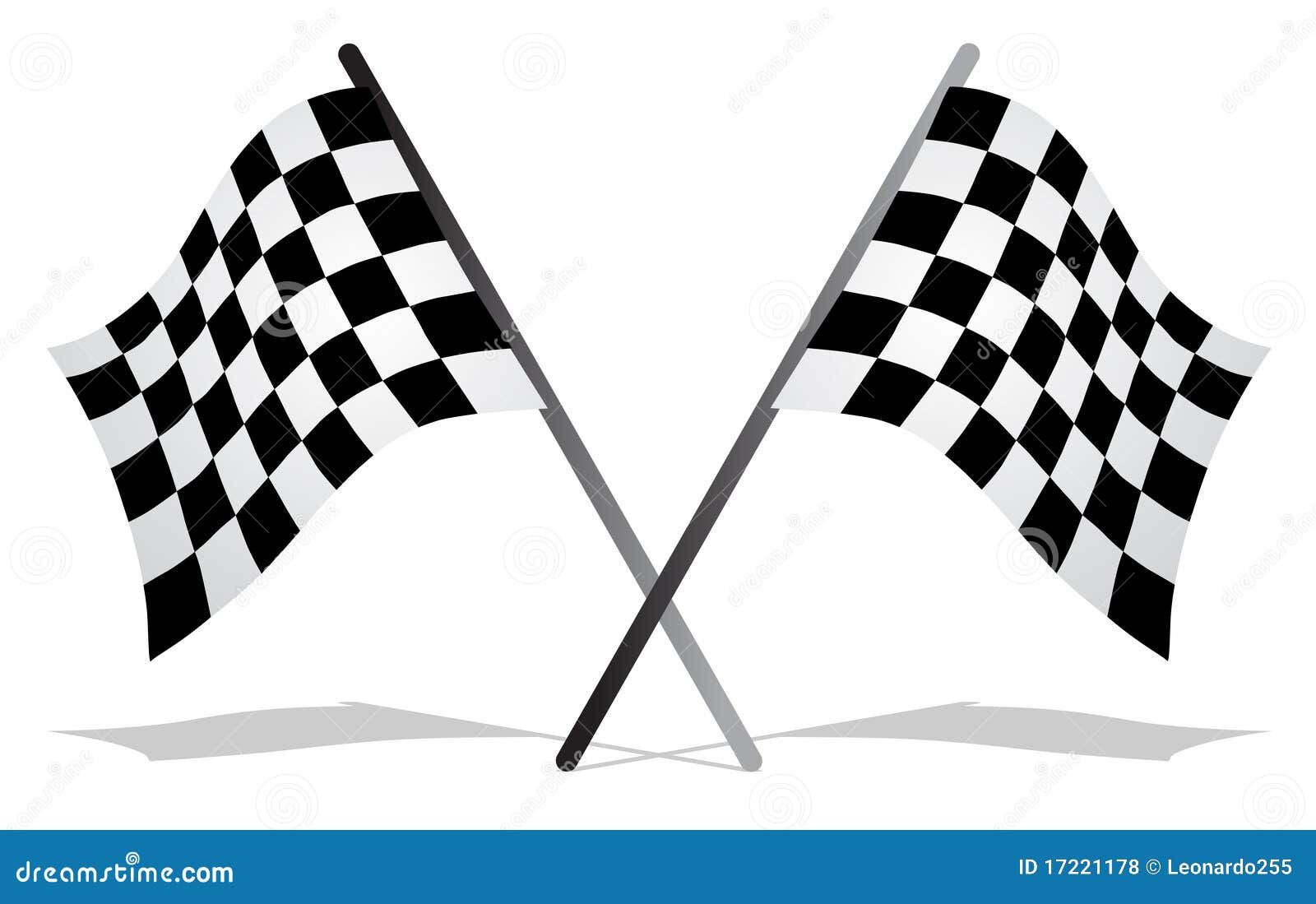 Corsa della bandierina illustrazione vettoriale. Illustrazione di icona ...