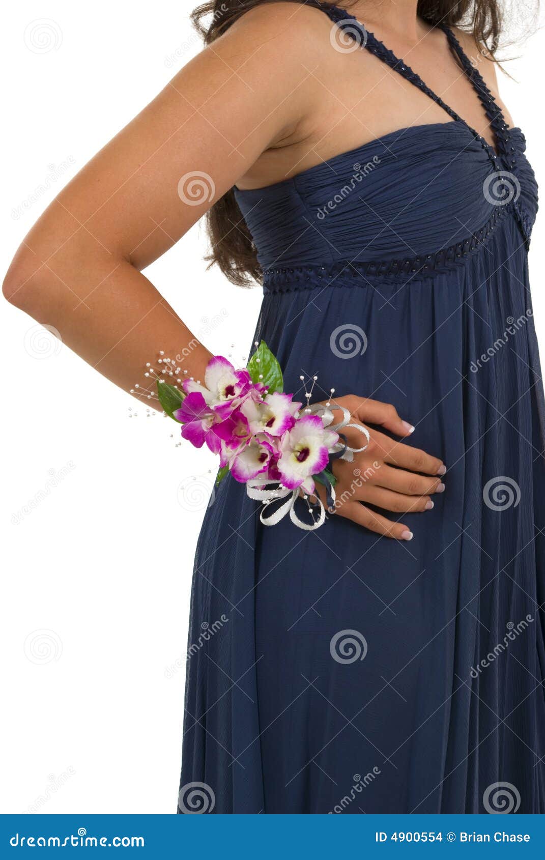 Corsage stock photo. Image of botany, blossom, gown, female - 4900554