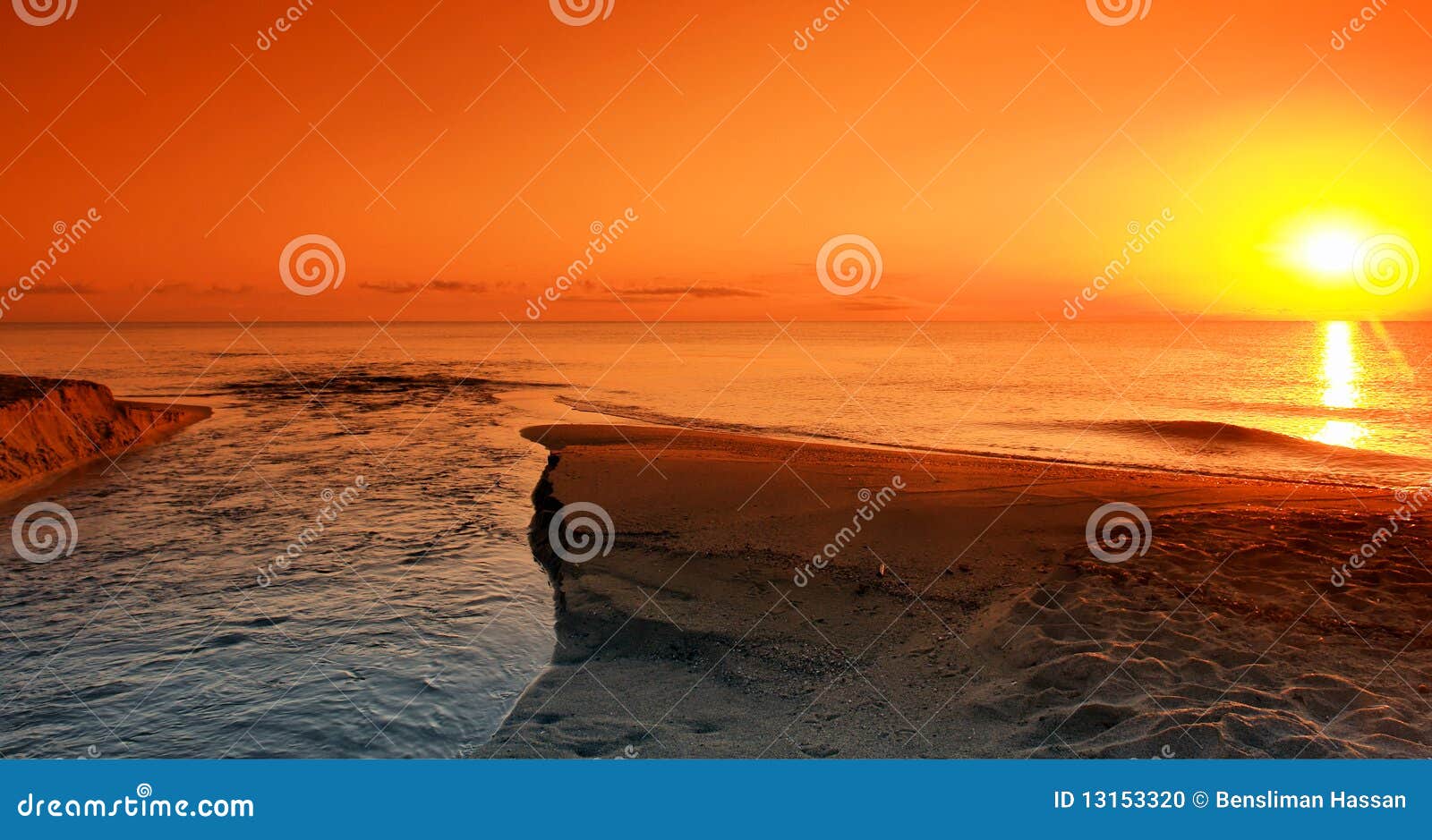 Corsica Coast Mouth of Bravone River Stock Photo - Image of mouth ...