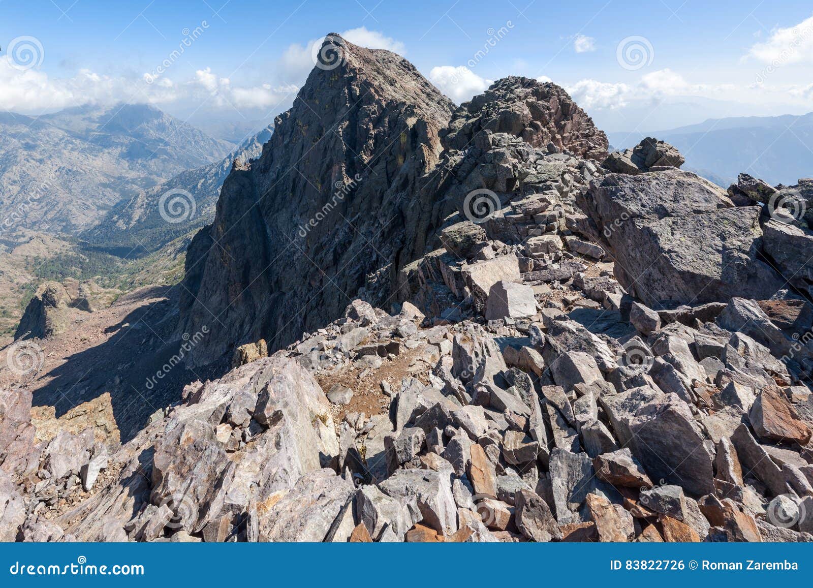 Corsica, mountains stock photo. Image of tourism, cinto - 83822726
