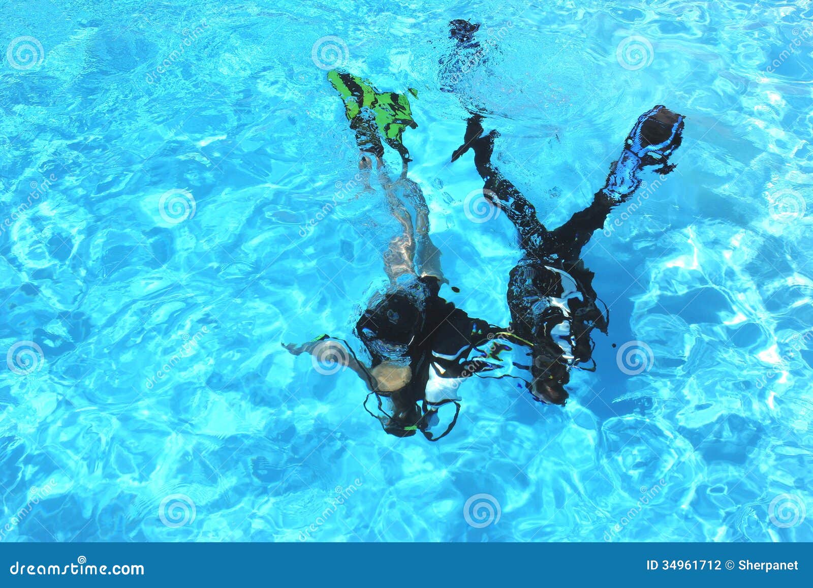 Corso Di Immersione Subacquea Fotografia Stock - Immagine di mare ...