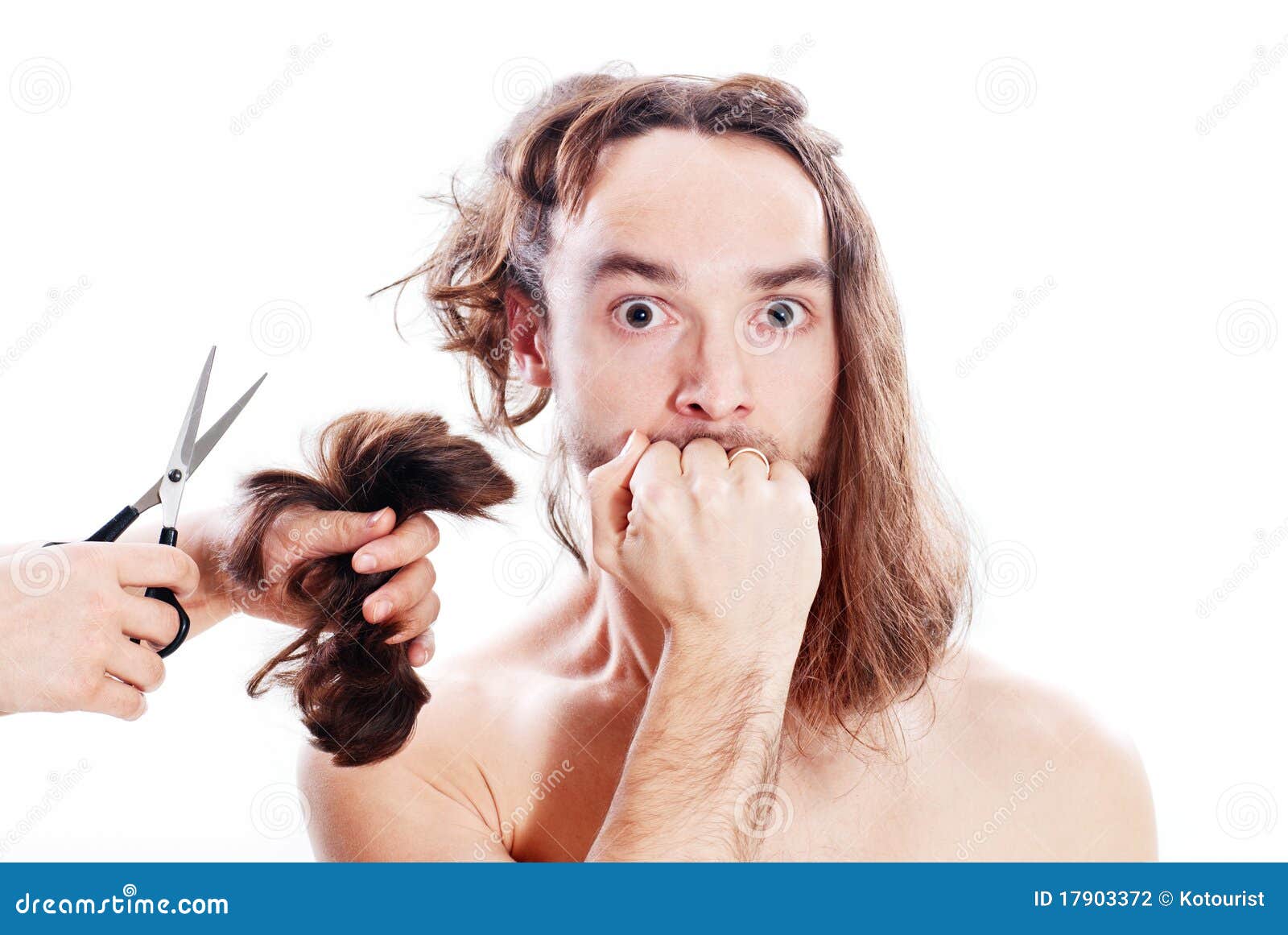 Corte de cabelo ruim foto de stock. Imagem de afronta - 17903372