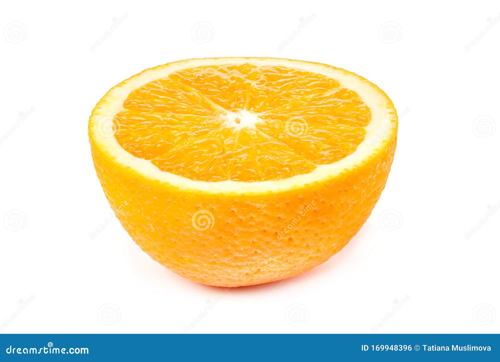 Corte De Laranja Isolado Sobre Fundo Branco Foto de Stock - Imagem de ...
